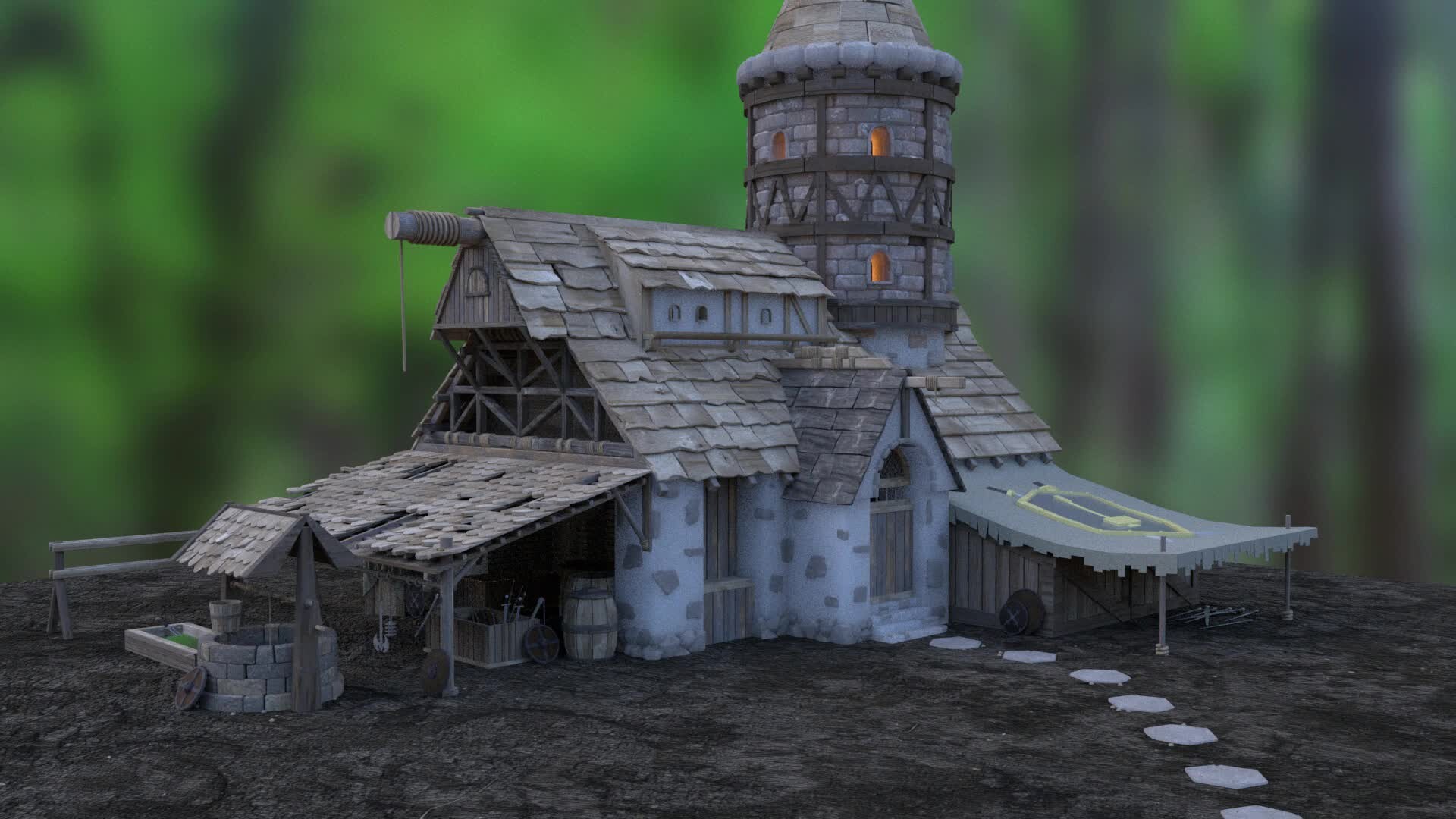 ArtStation - Blacksmith Workshop