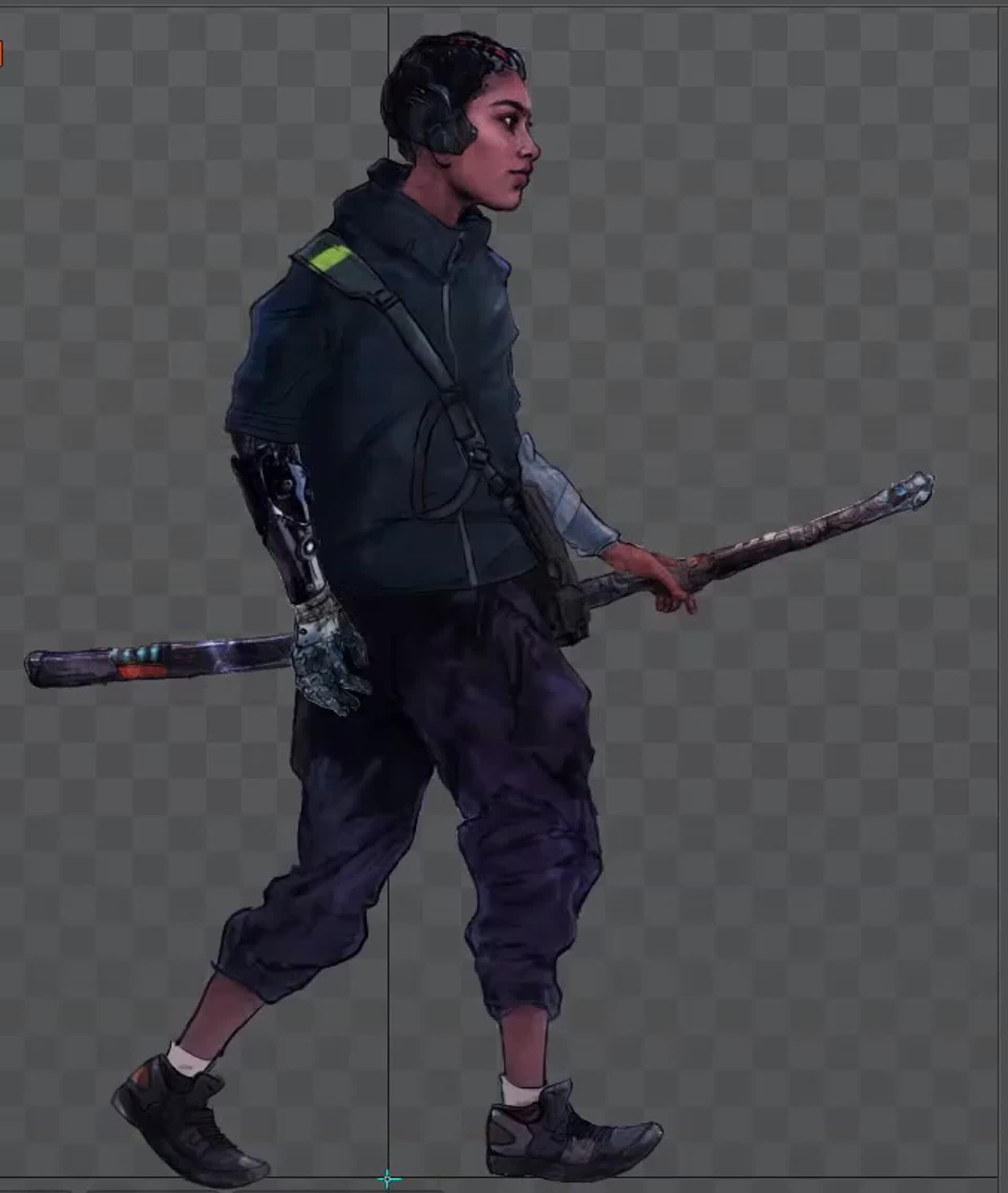 ArtStation - Riela: Idle loop animation practice