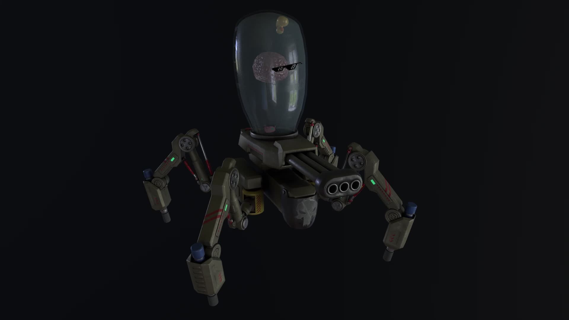 ArtStation - brain weapon