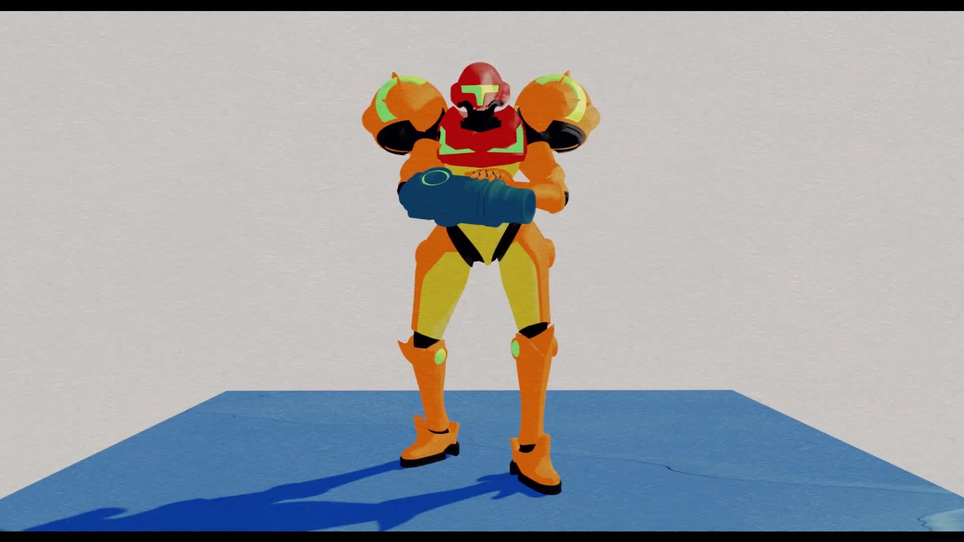 ArtStation - Samus Idle Animation 1
