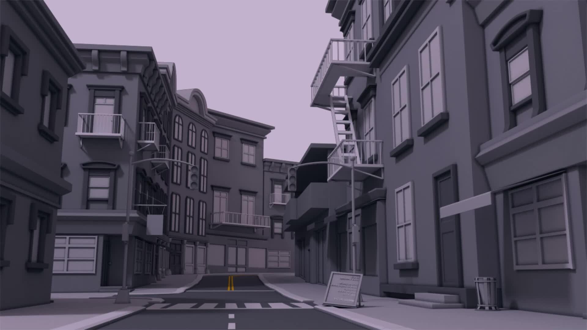 ArtStation - Cartoon Town