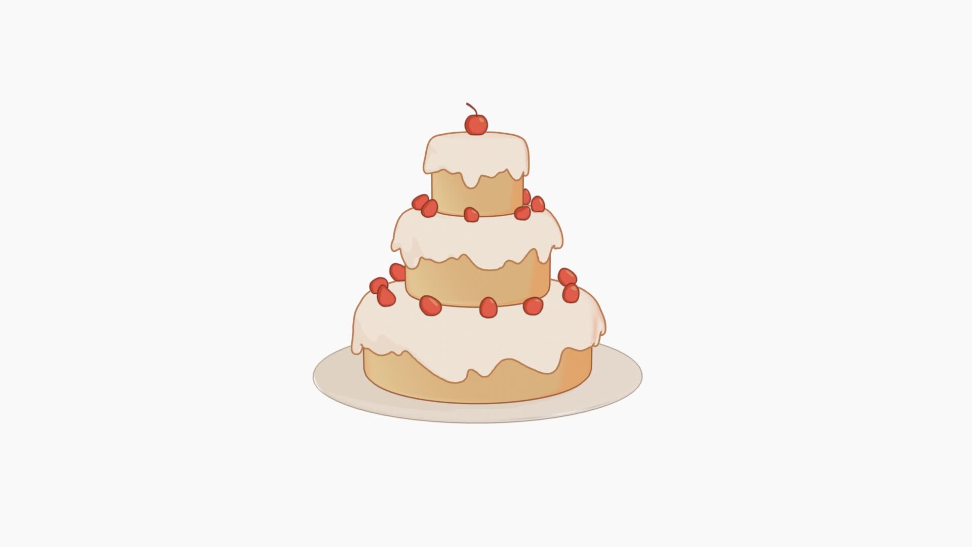 ArtStation - 3D Stylized Cake prop