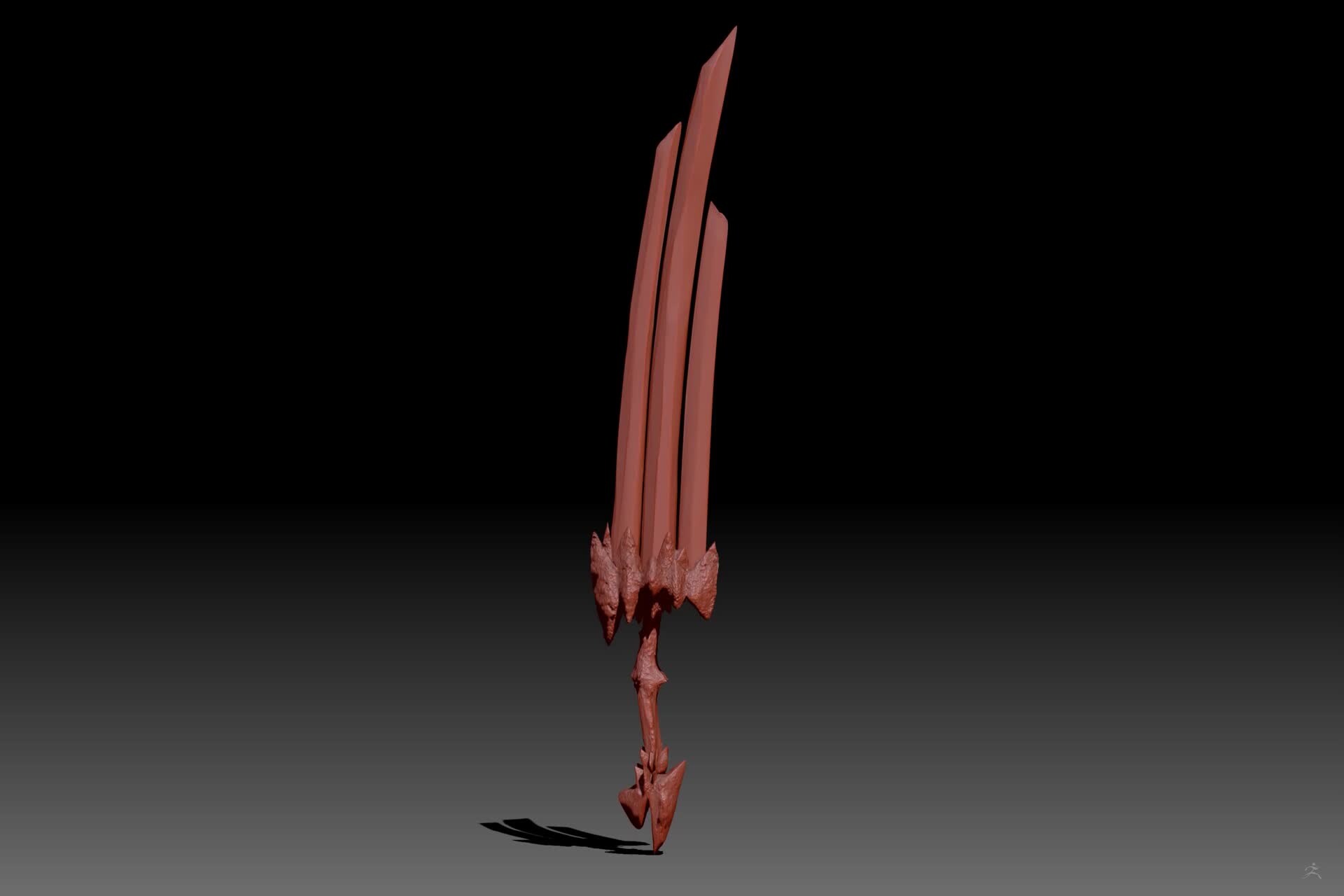 ArtStation - Triple Blade Diamond Sword