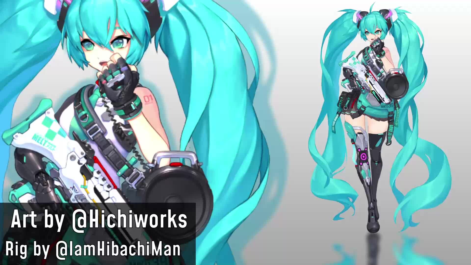 M C - Live2D Tactical Miku