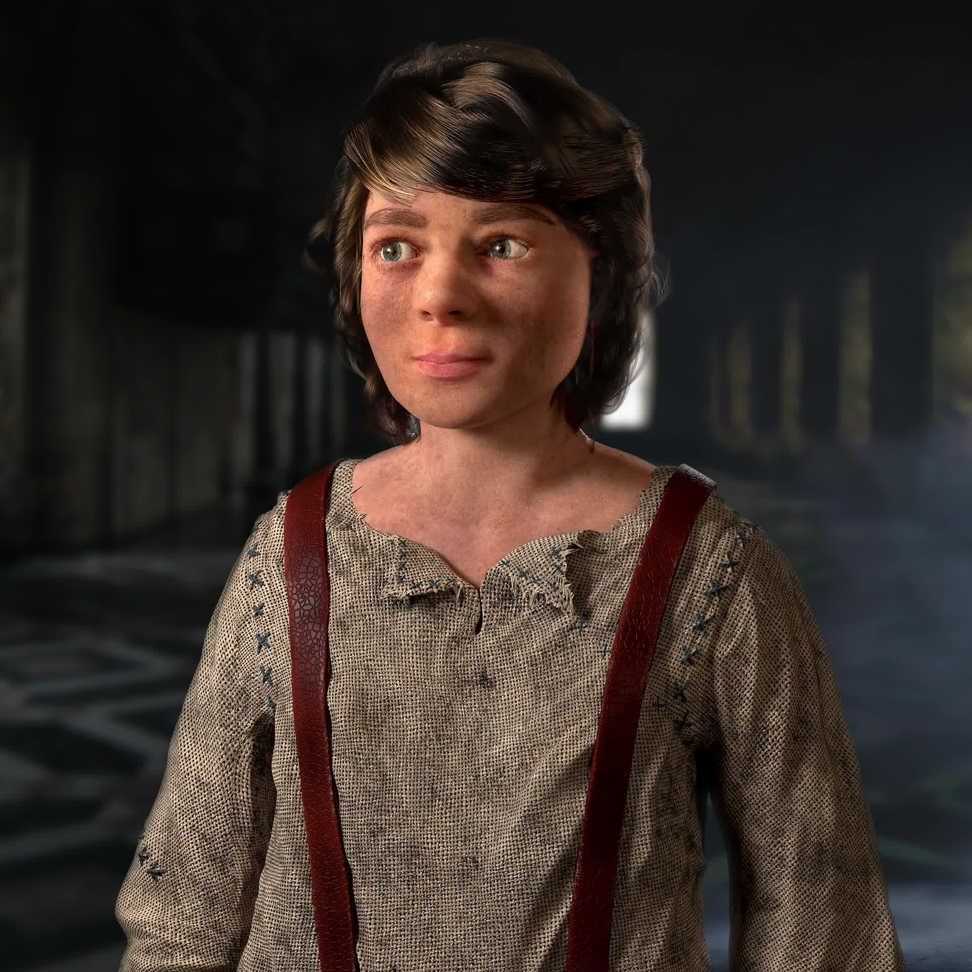 ArtStation - Lea Miserables_ Boy character, Intermediate project