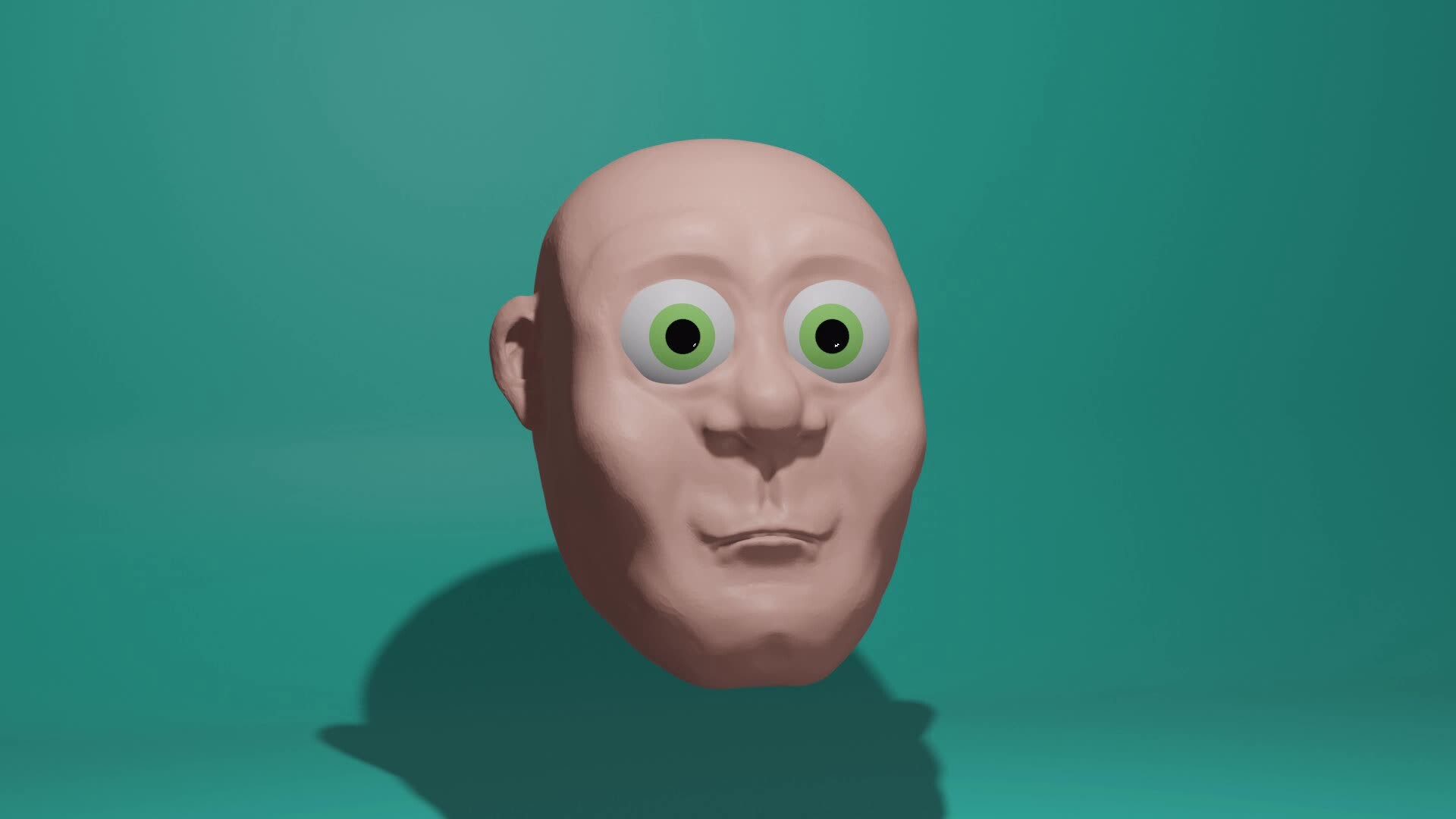 ArtStation - Human cartoon head keymesh animation