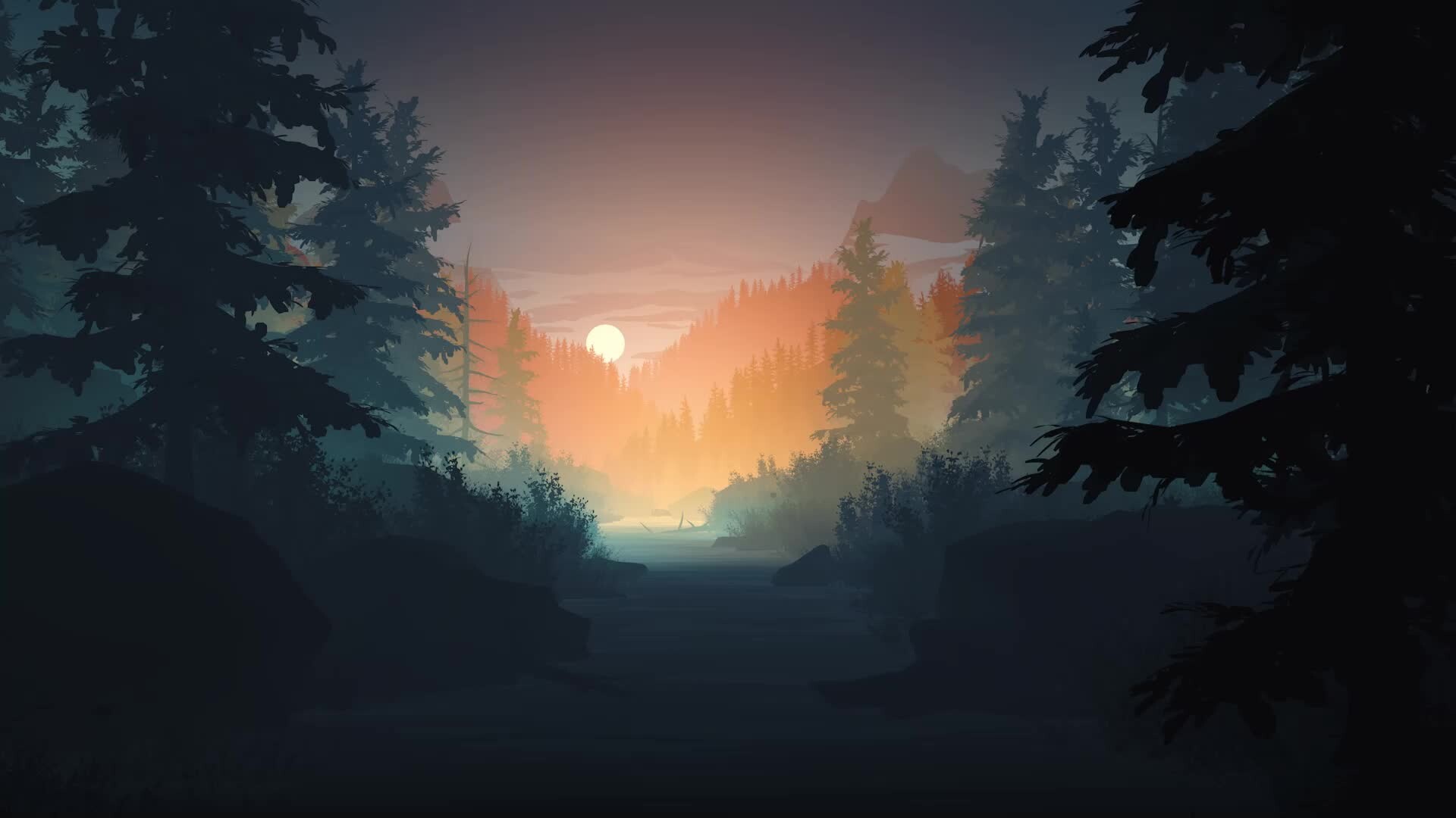 ArtStation - Stylized River