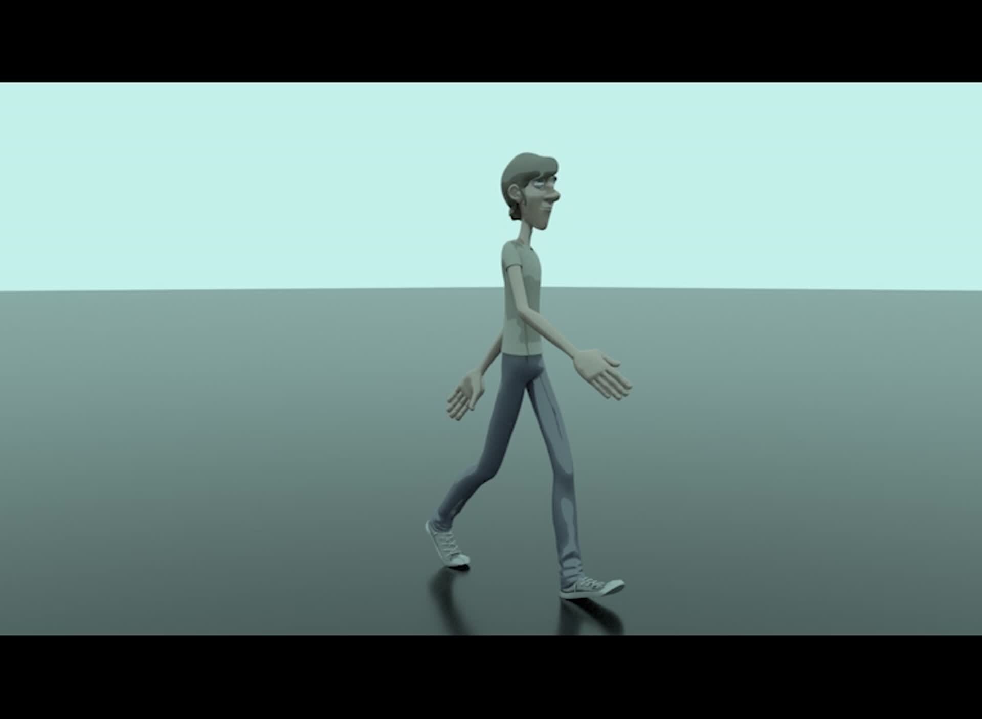 ArtStation - Basic Walk Cycle Animation
