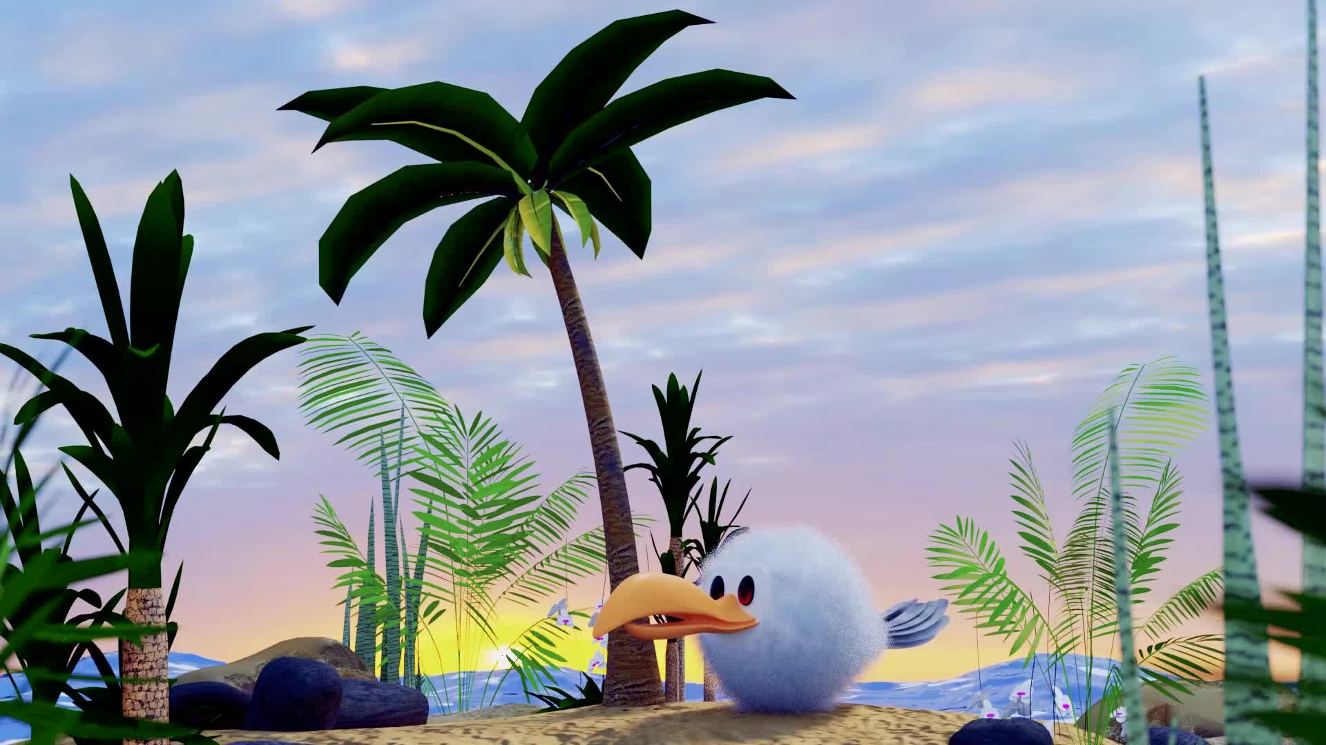 ArtStation - Seagull 3D modeled and animated.