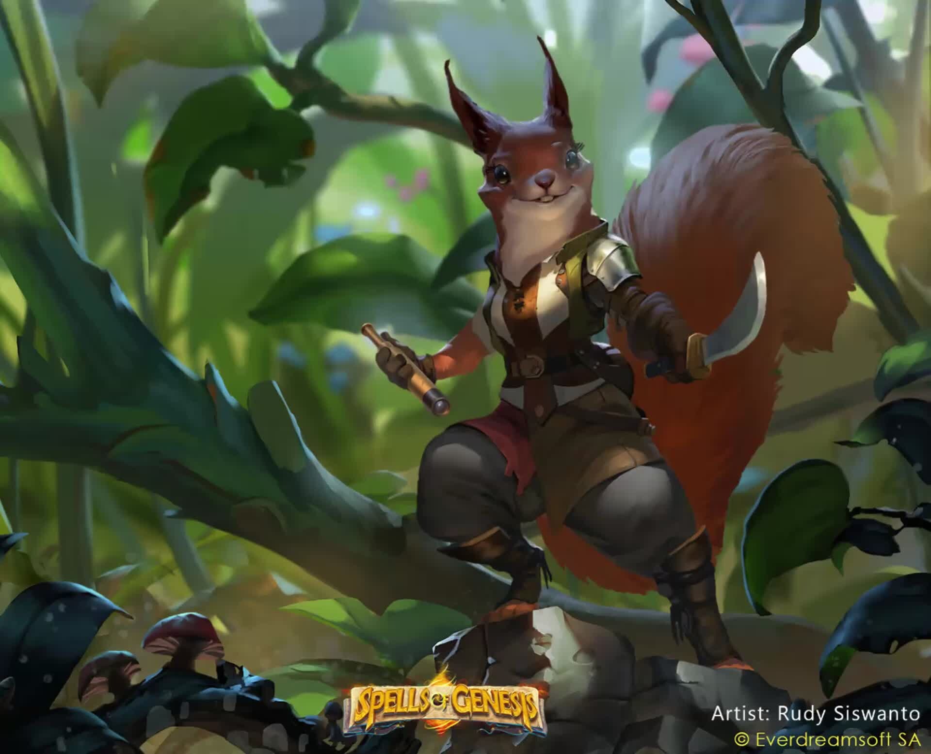 ArtStation - Scout Squirrel (2D Animation)