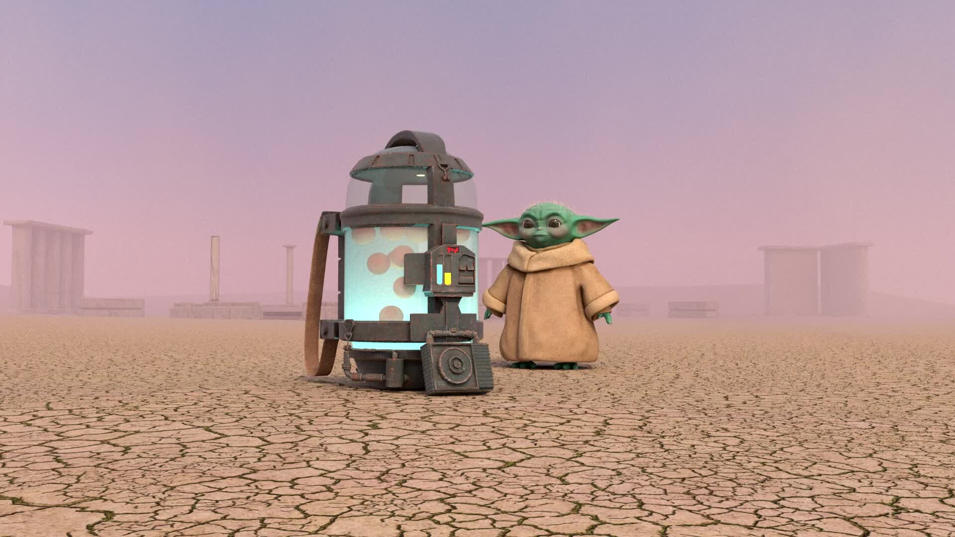 ArtStation - Grogu fan art