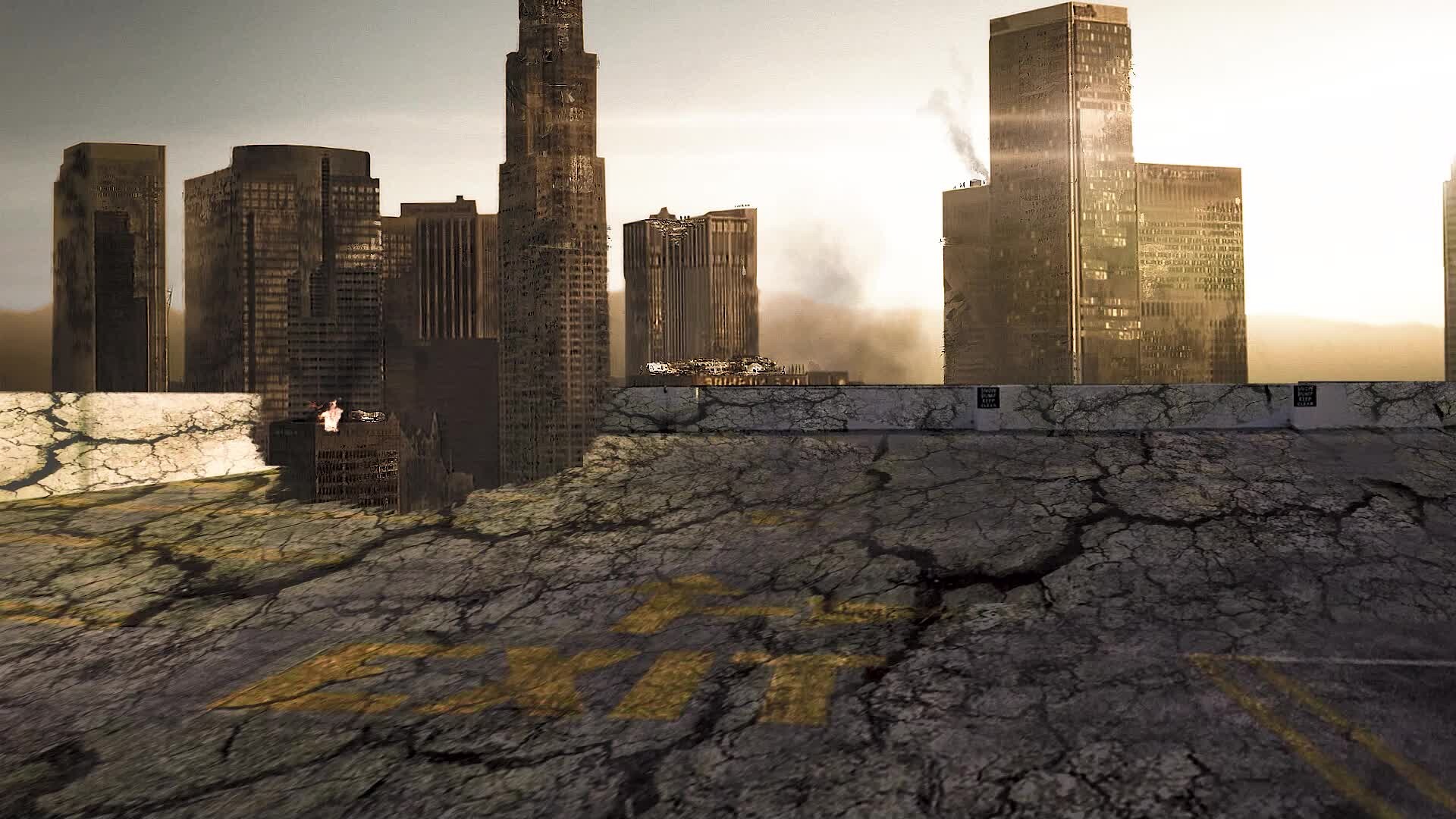 ArtStation - Apocalyptic Parking Lot