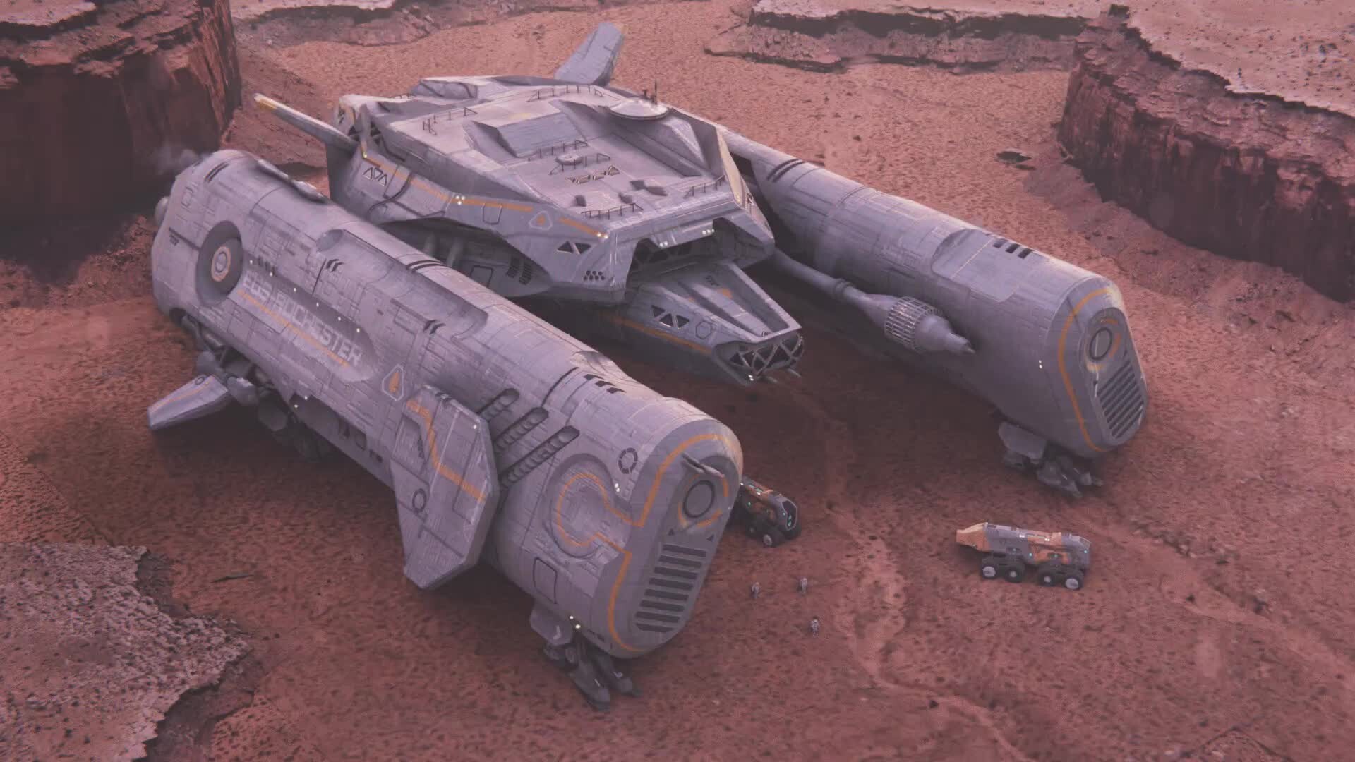 ArtStation - Mars expedition