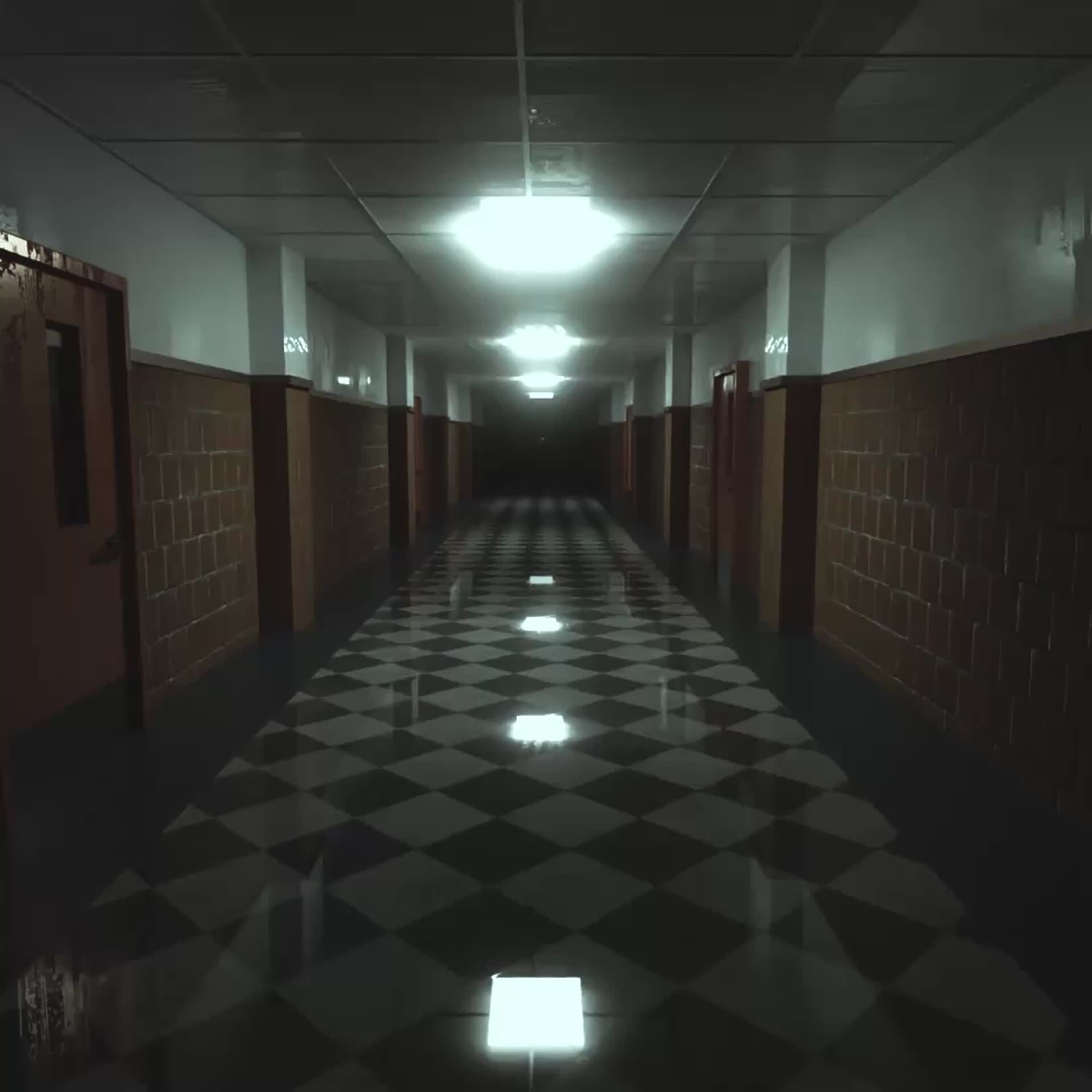 ArtStation - school corridor