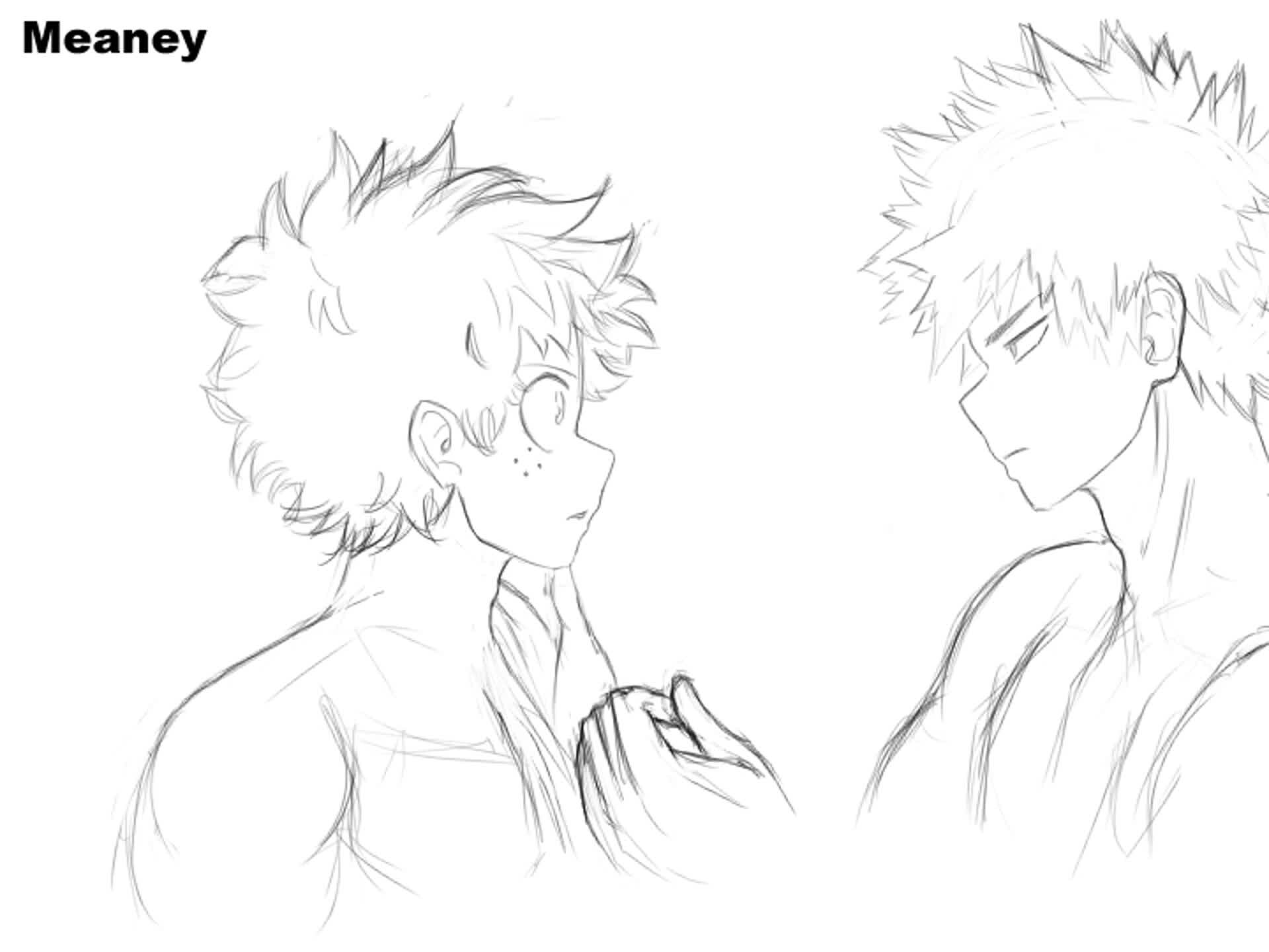 ArtStation - animation sketch BKDK kiss