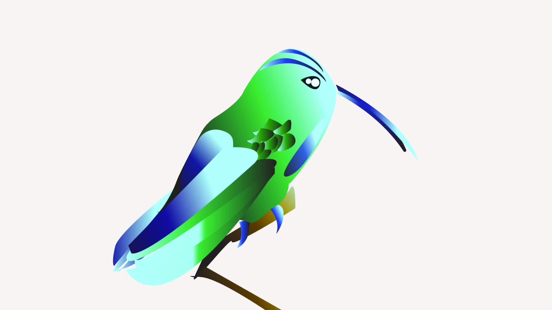 ArtStation - Humming Bird - After Effects Animation
