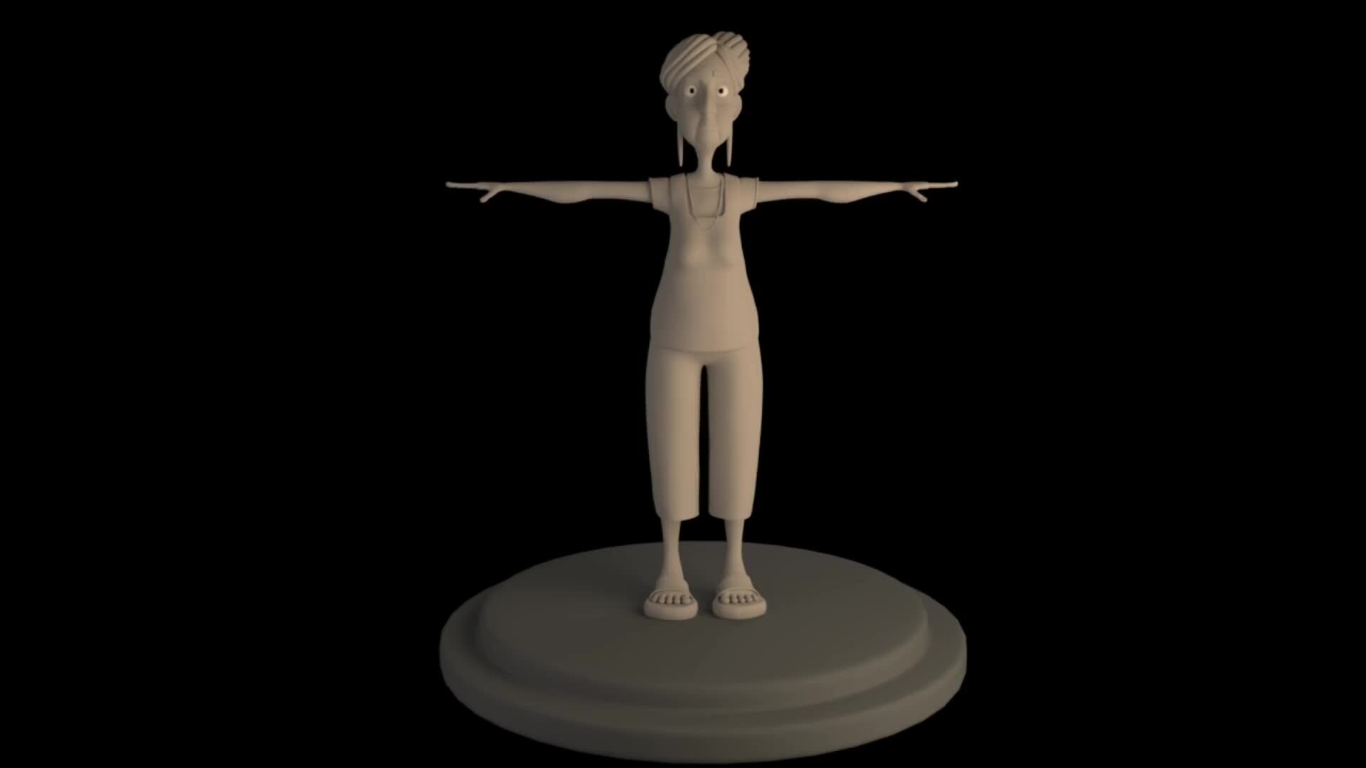 ArtStation - Sandy - 3D Character Model