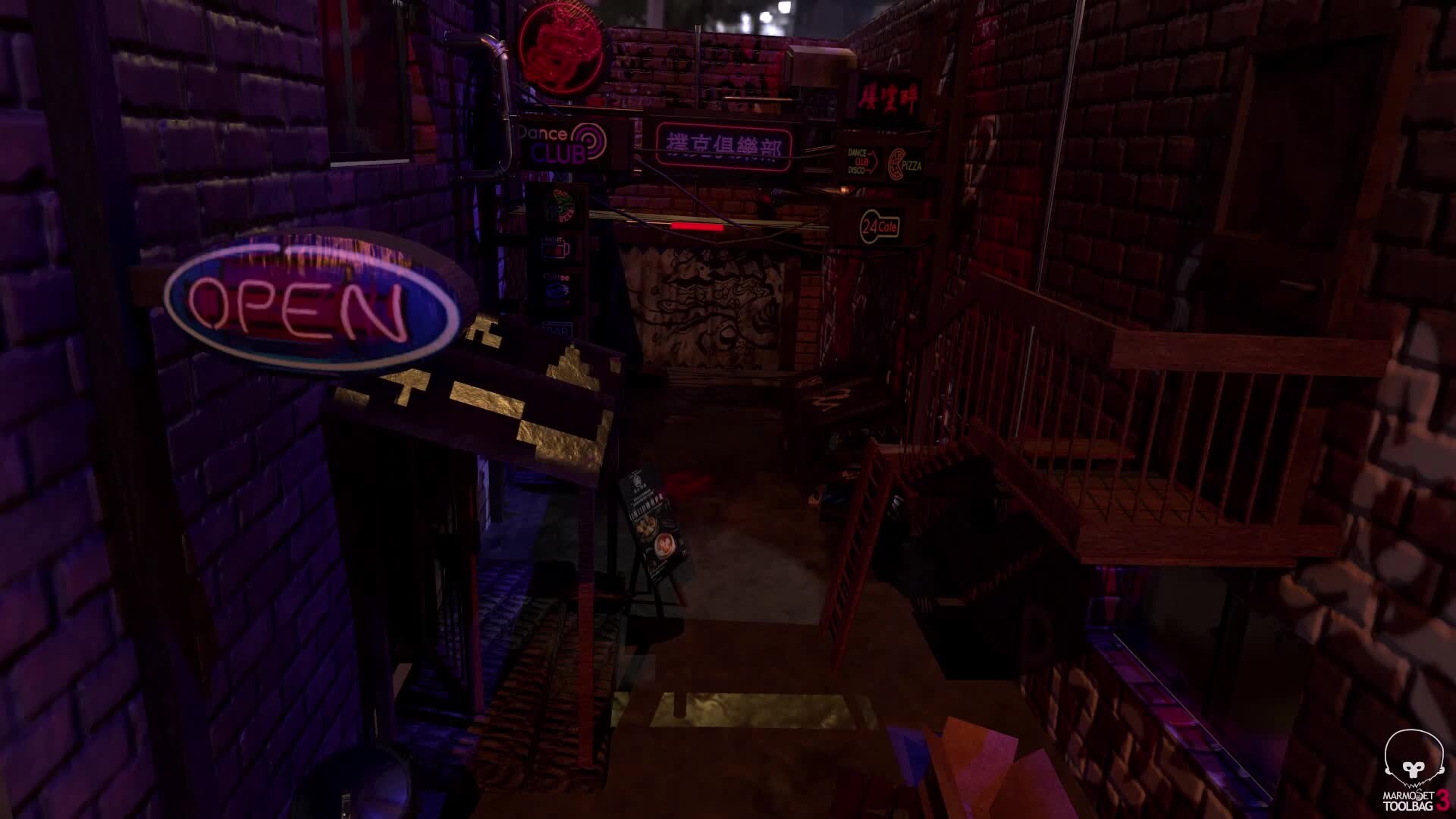 ArtStation - Run down alley