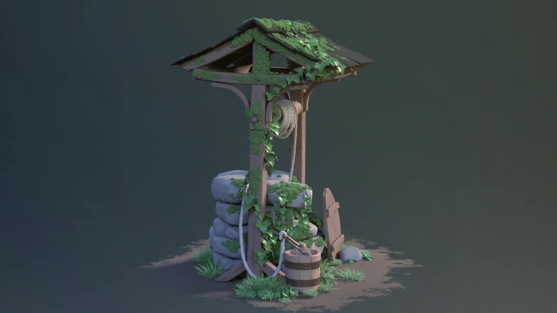 ArtStation - Old well - CG Modeling