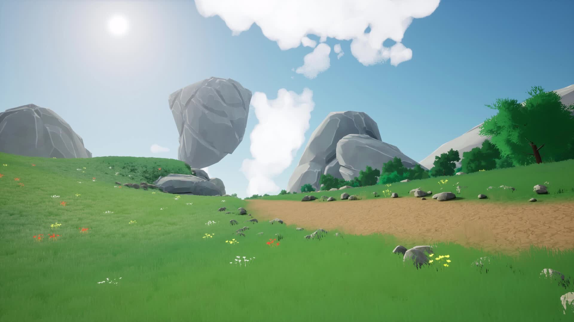 ArtStation - Ghibli stylized scence trial