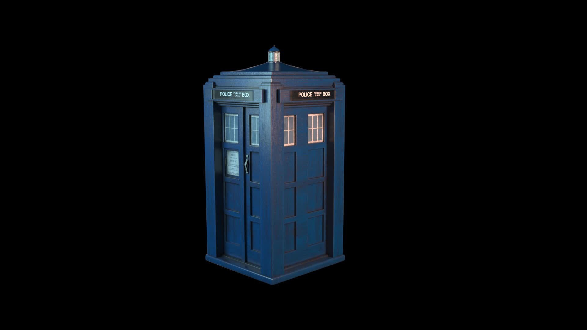 ArtStation - Tardis Toon Prop