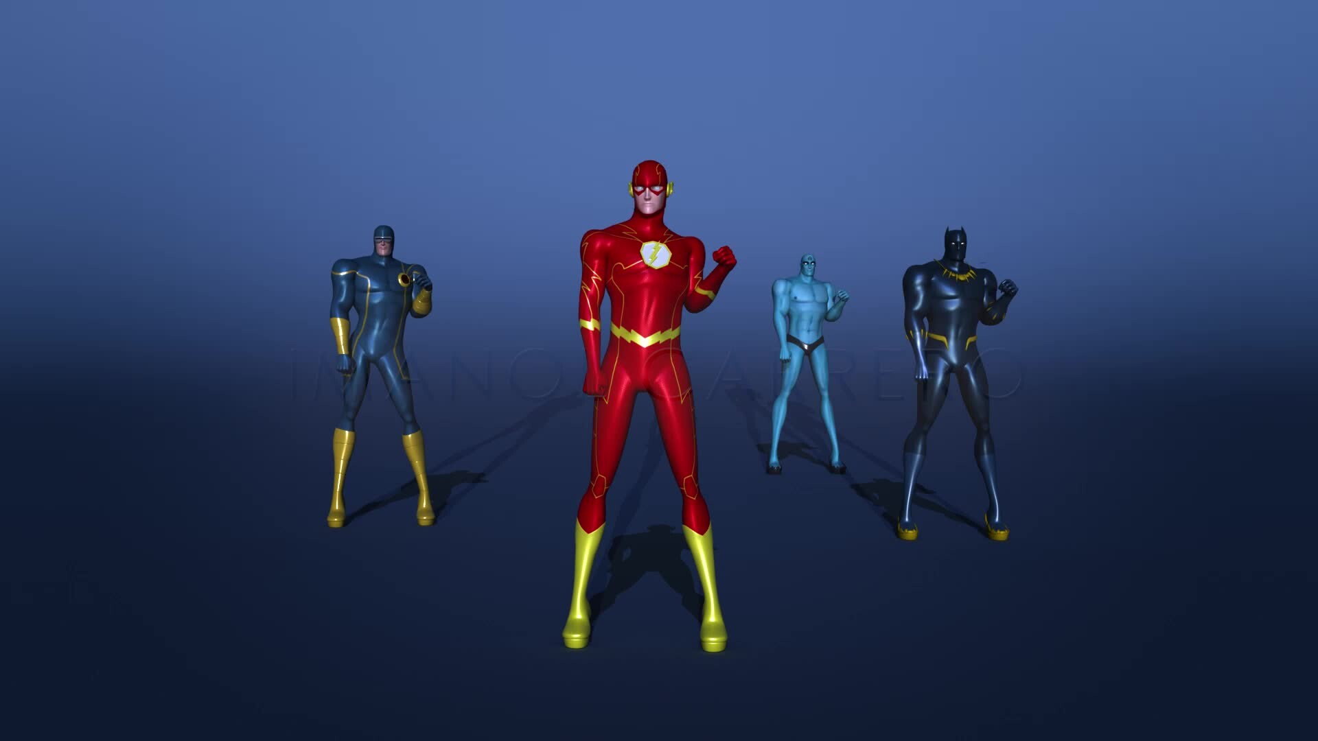 ArtStation - Superhero dance