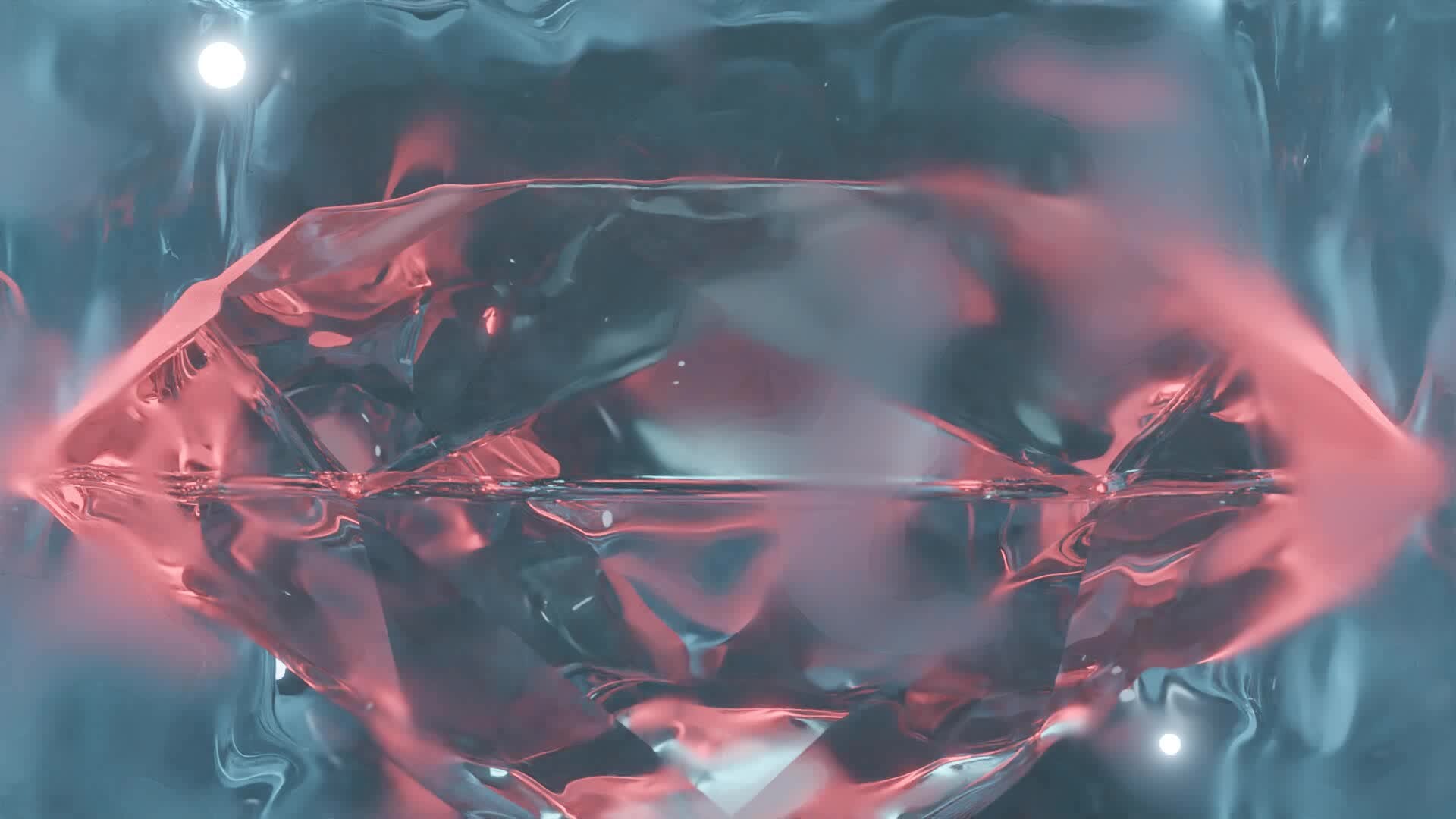 ArtStation - ice cube with ruby