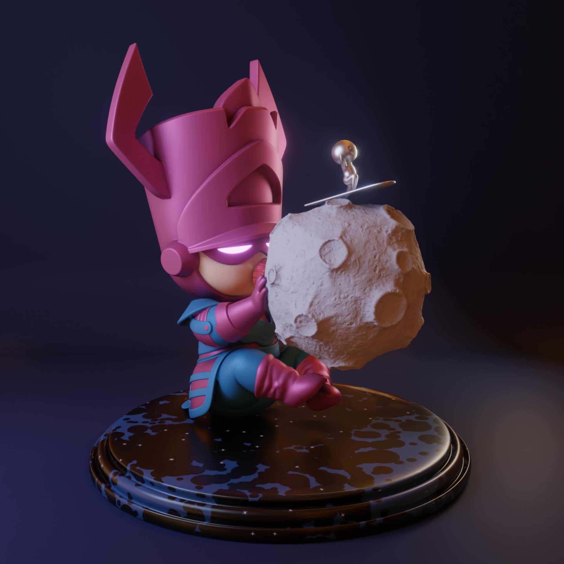 ArtStation - Baby Galactus - TURNTABLE
