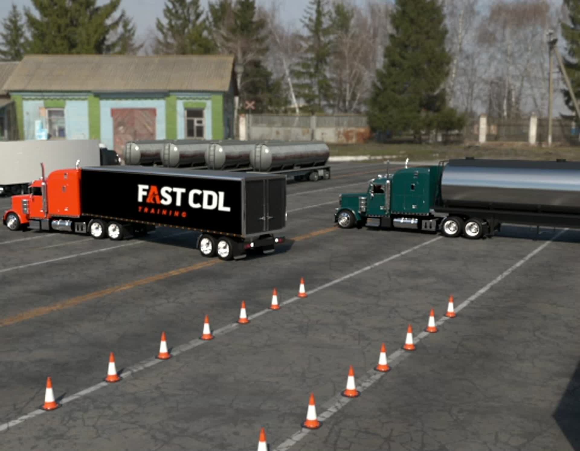 ArtStation - animation of truck driving