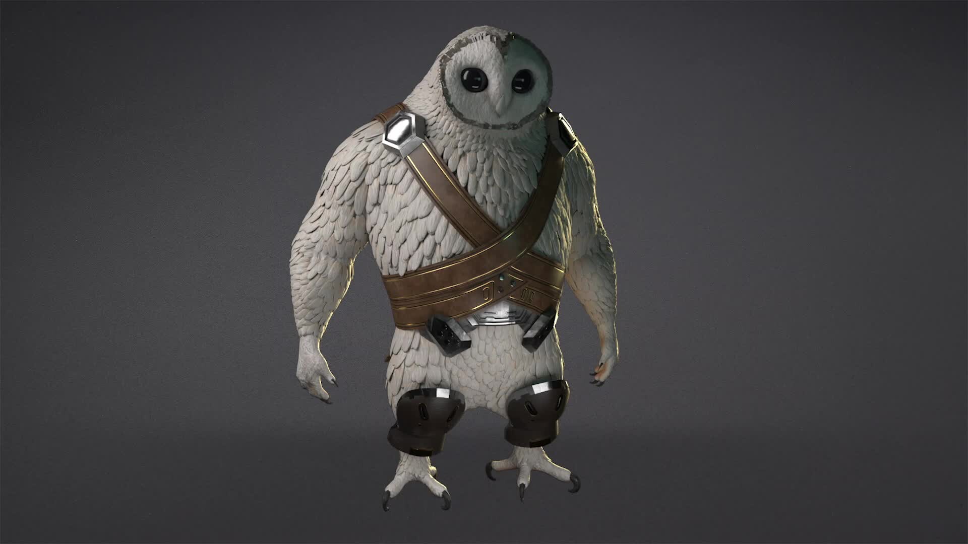 ArtStation - Anthropomorphic Owl