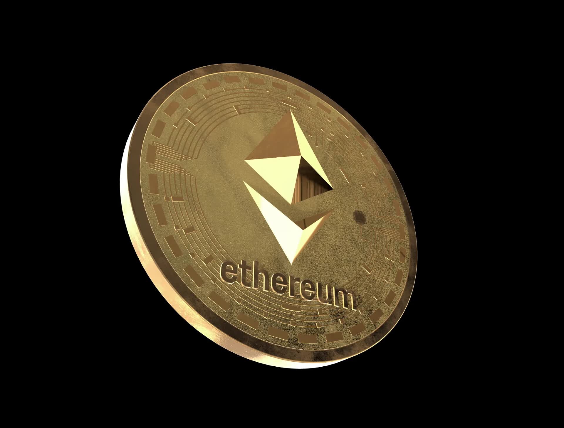 ArtStation - Ethereum Classic Metal Coin