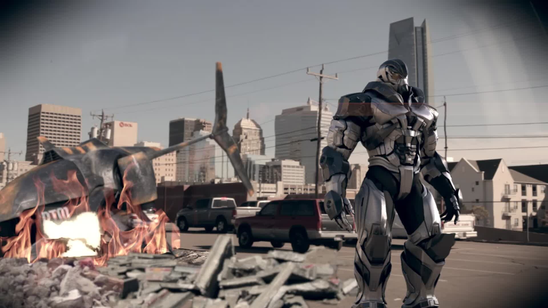 ArtStation - Robot Explosion