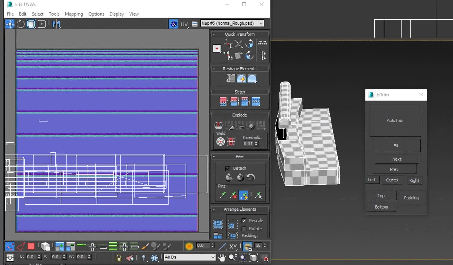 ArtStation - MaxScript - Trim Sheet Tool