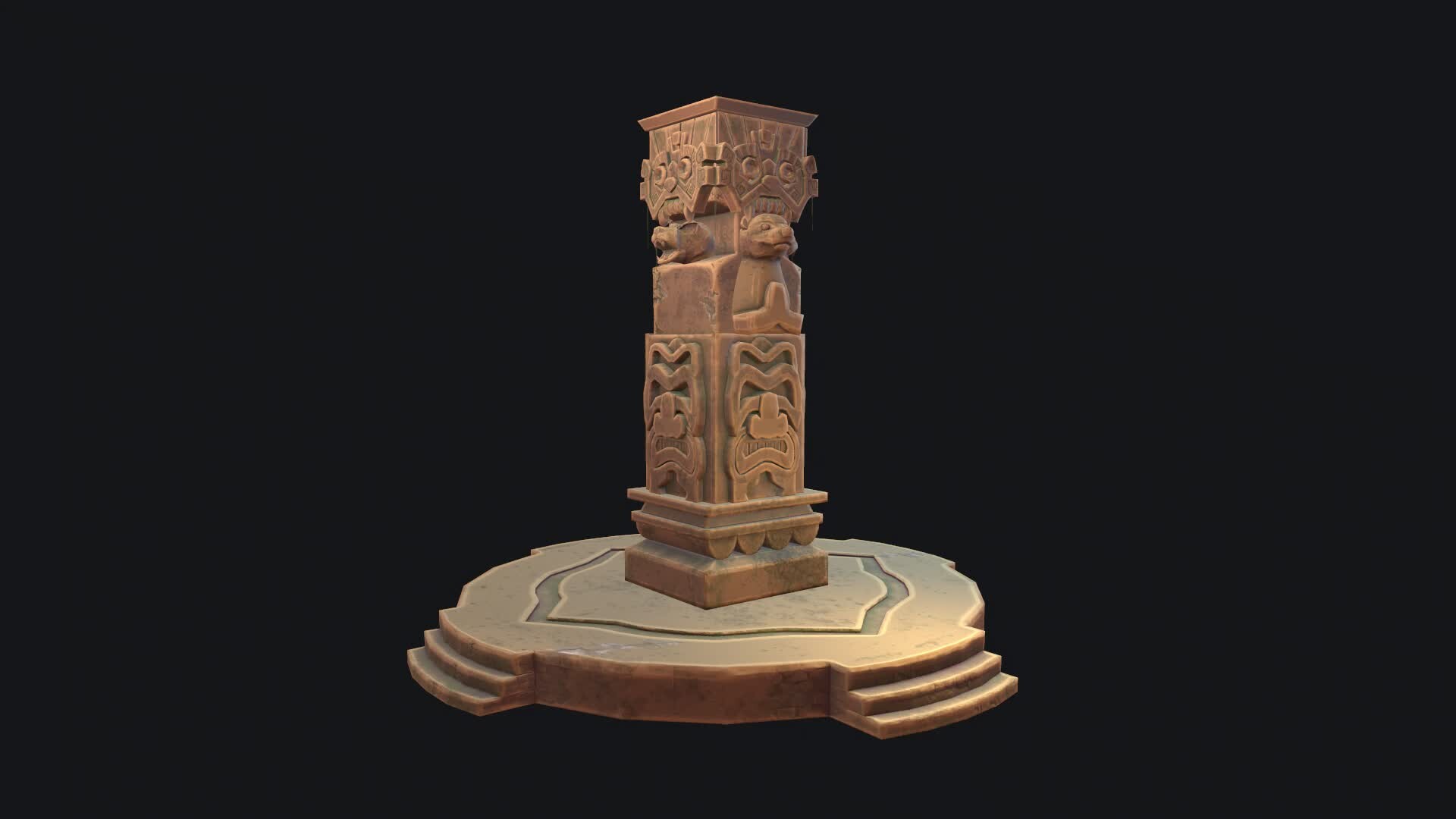 ArtStation - Aztec Pillar