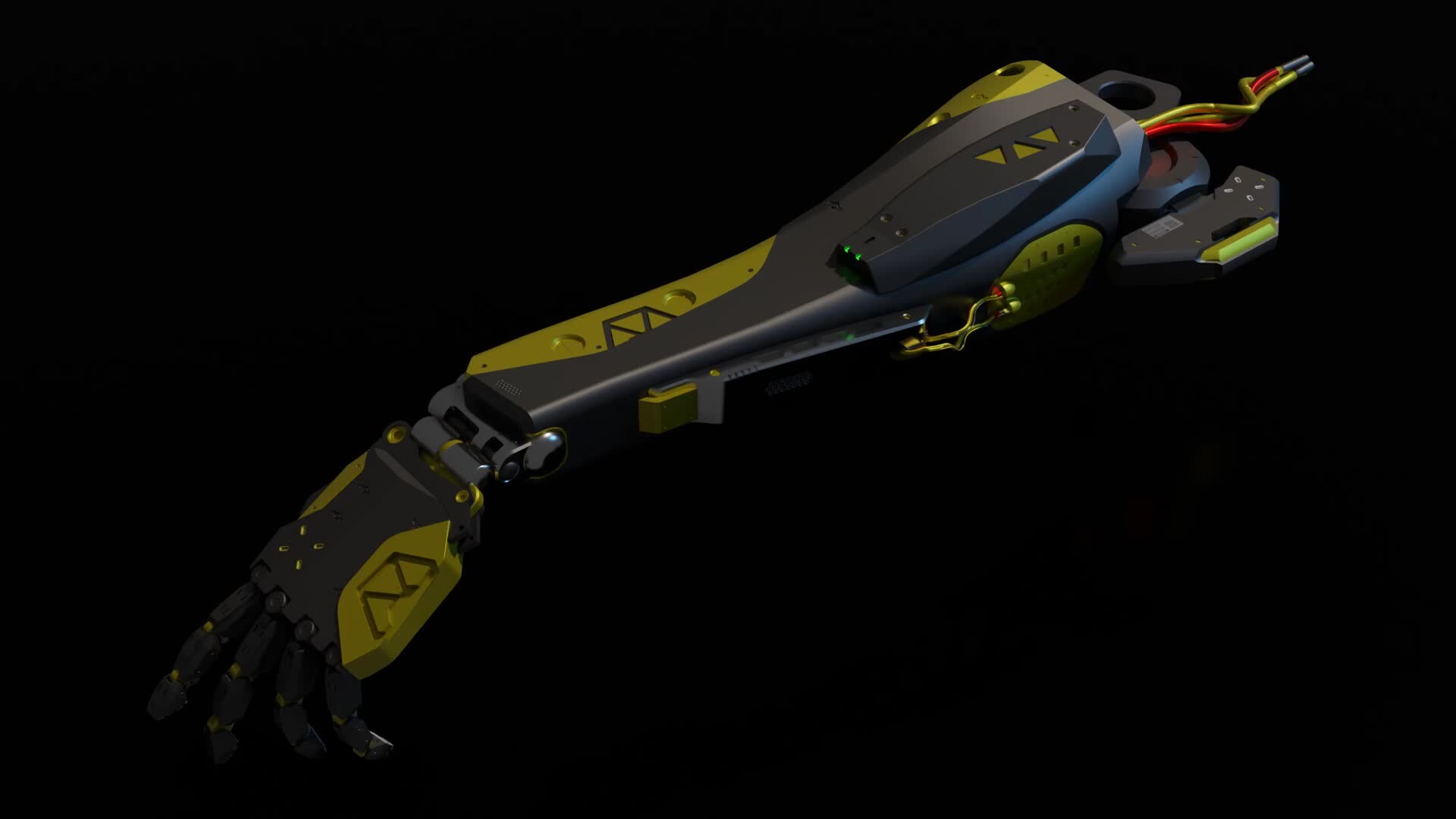 ArtStation - Robot arm in MOI 3D_ another render