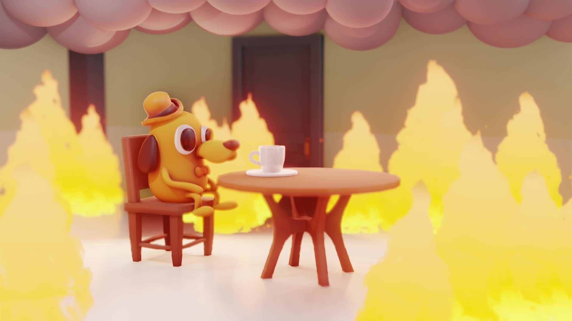ArtStation - This is Fine! (Animated)