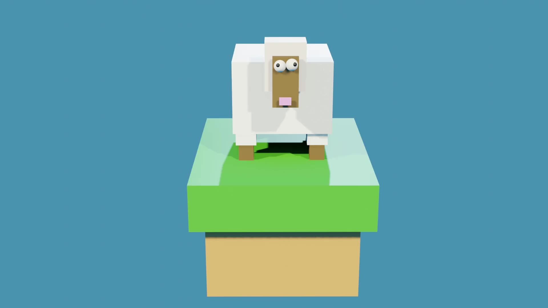 ArtStation - Sheep (easy animation)