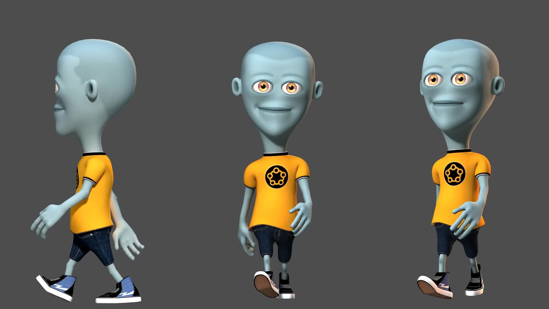ArtStation - Alien Boy Walkcycle