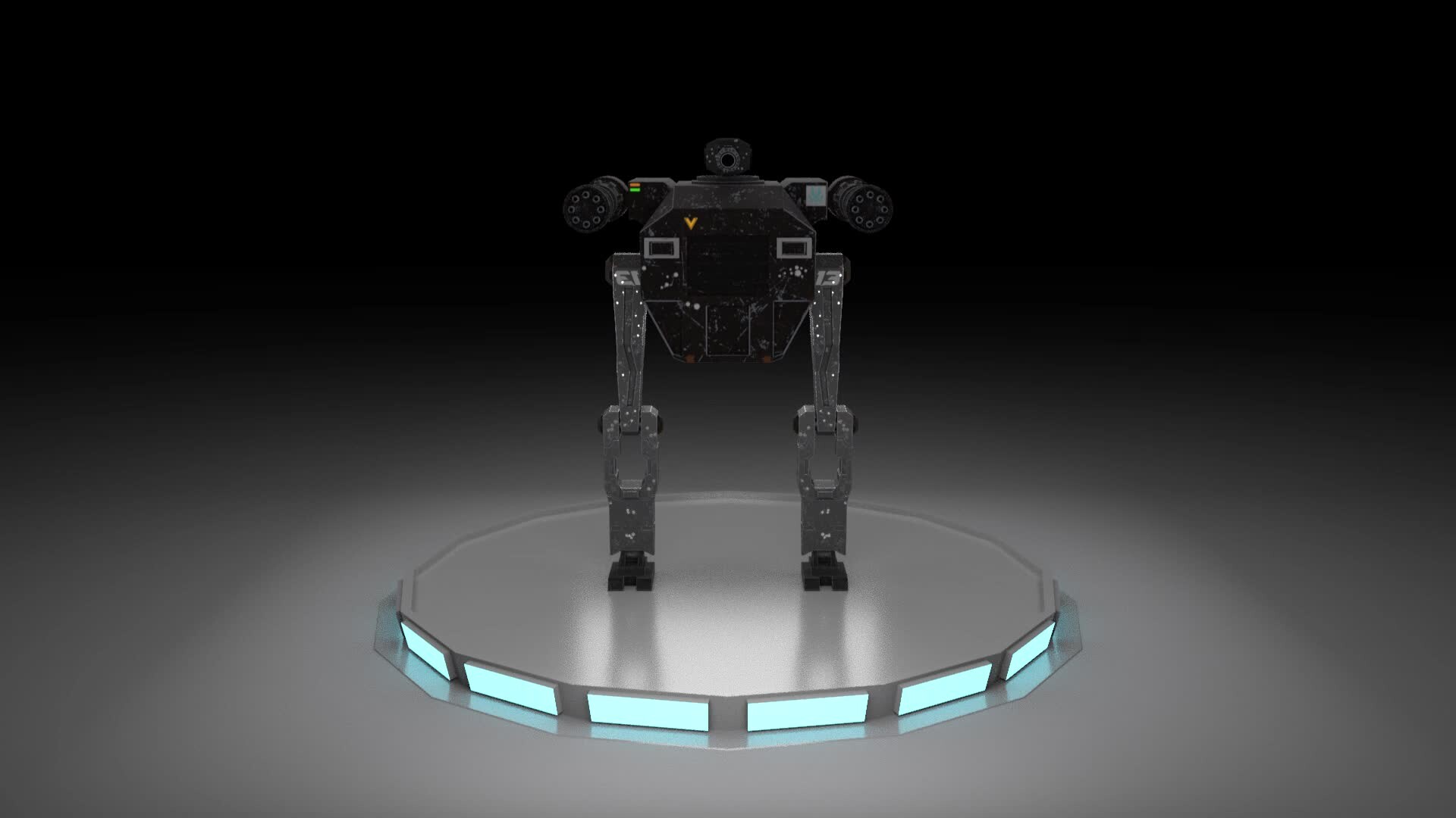 ArtStation - War Bot Turntable