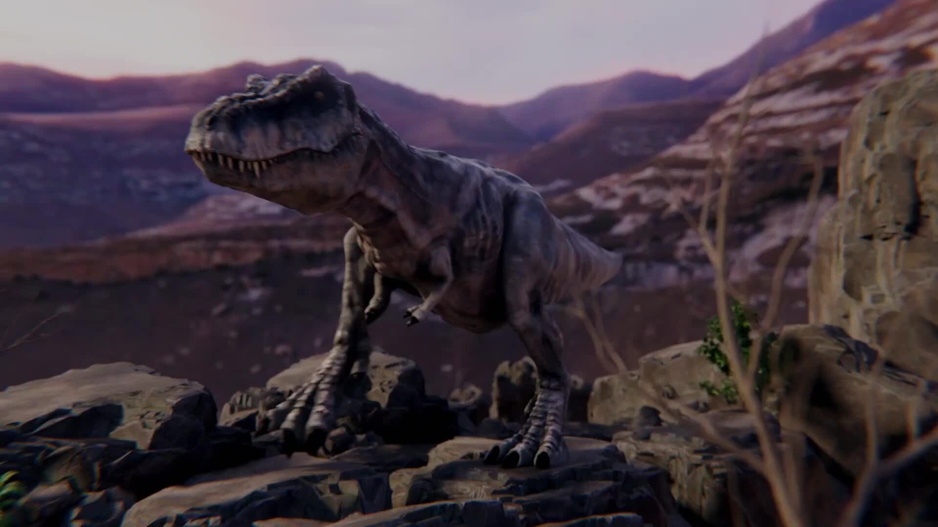 ArtStation - T-rex cycle animation