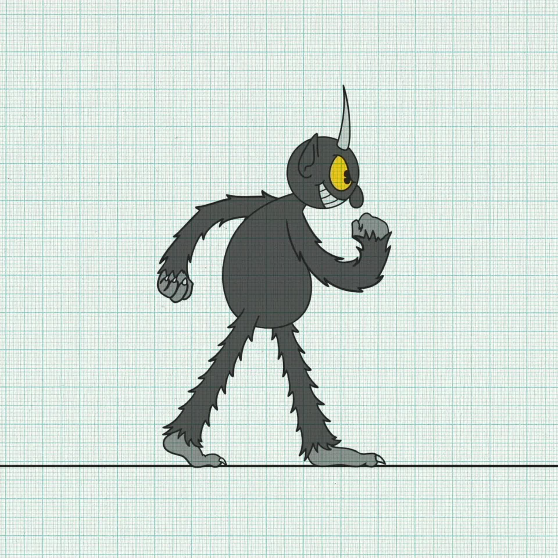 ArtStation - Cuphead's Devil walk cycle