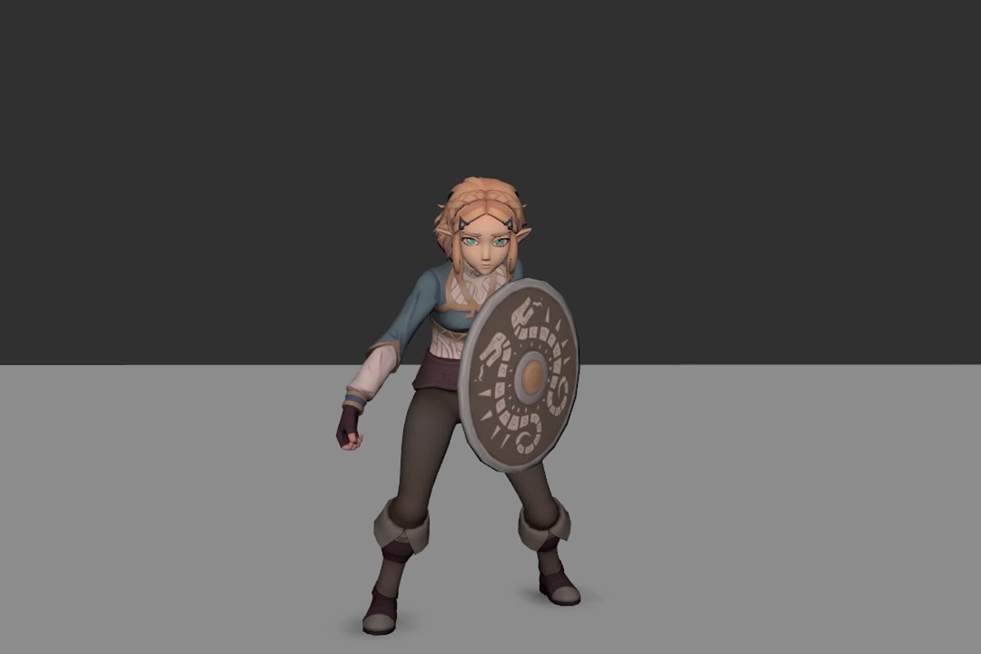 ArtStation - Zelda Death animation