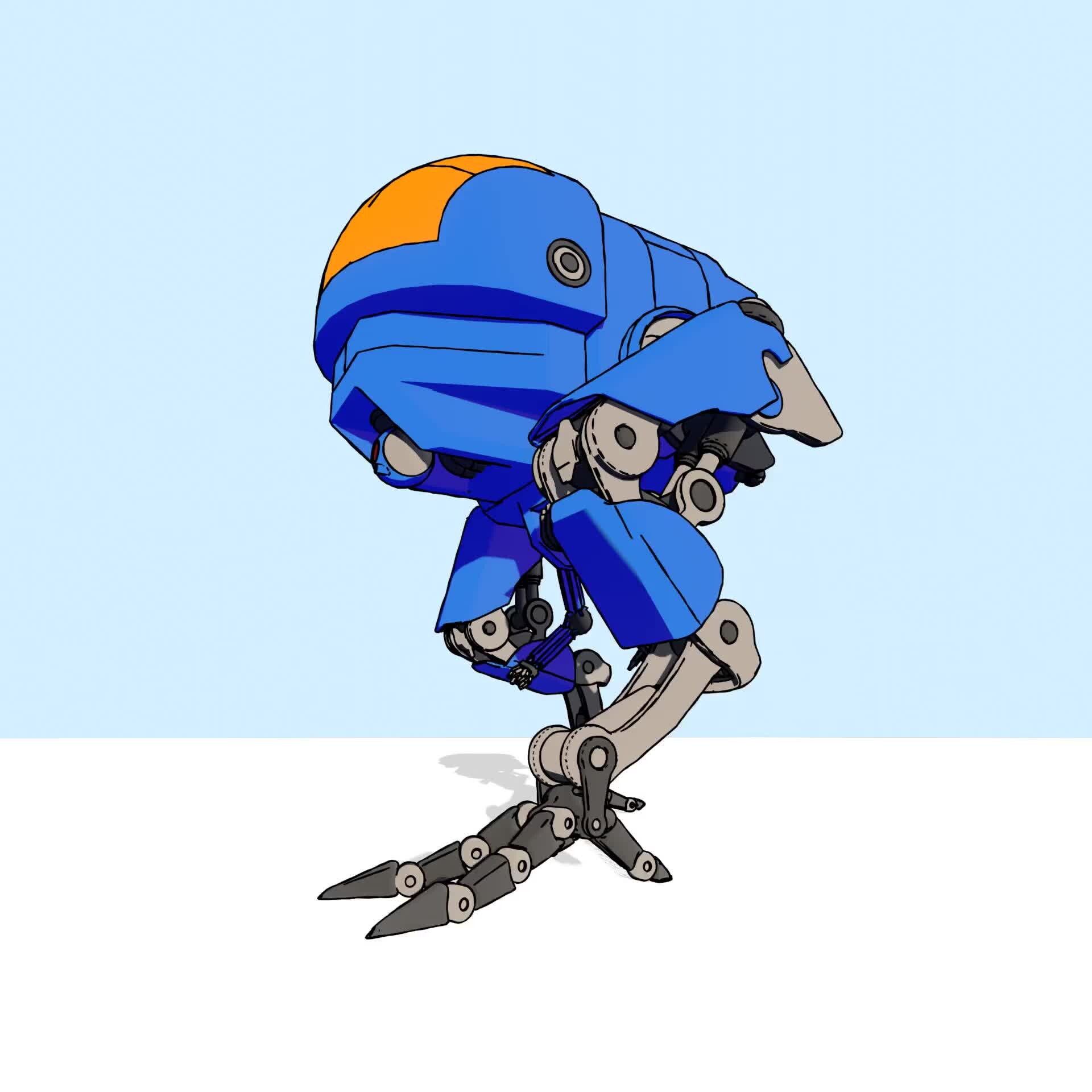 ArtStation - Walker Mech