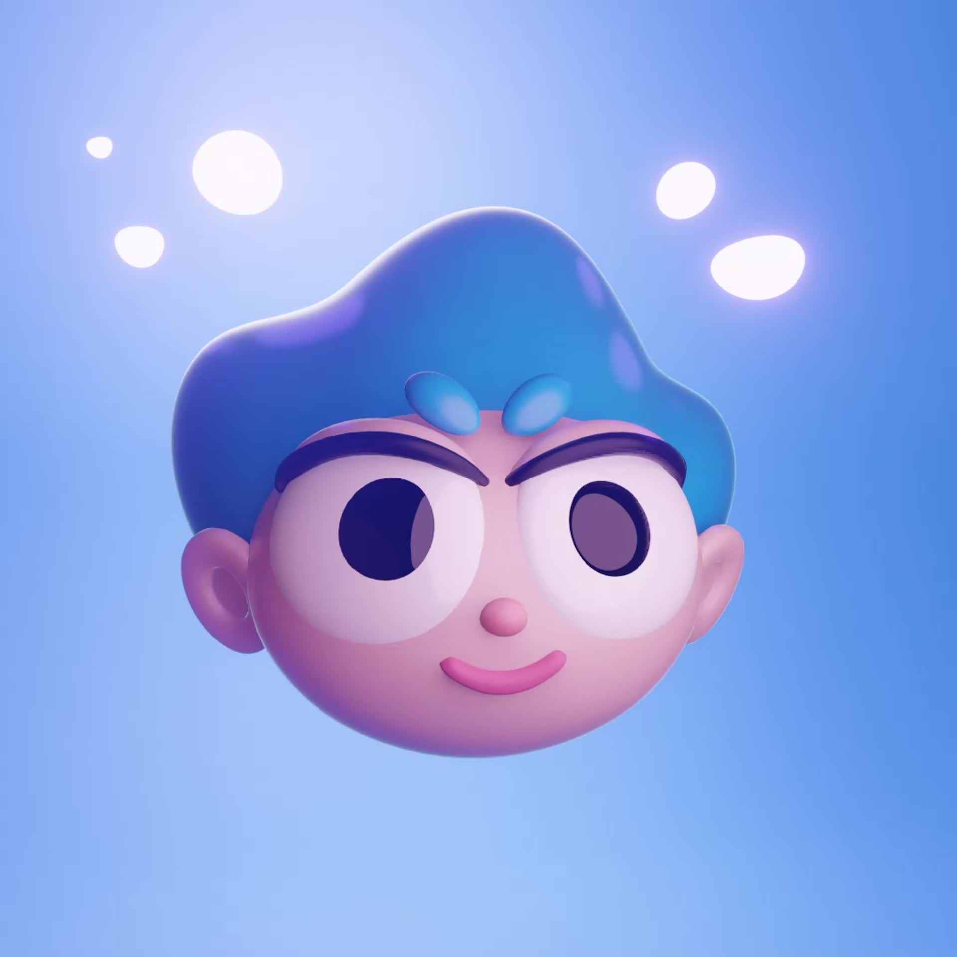 ArtStation - Face in Blue