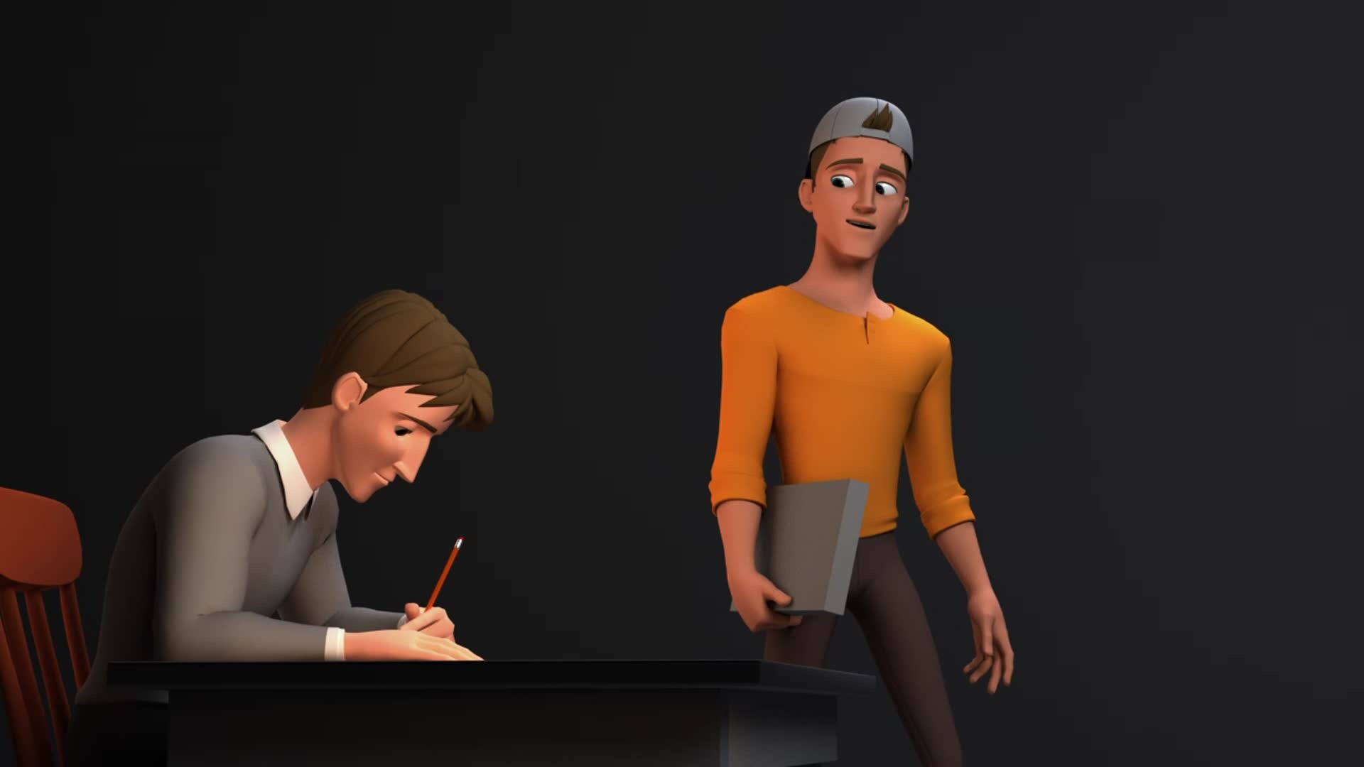 ArtStation - Decorating the tree (dialogue character animation)