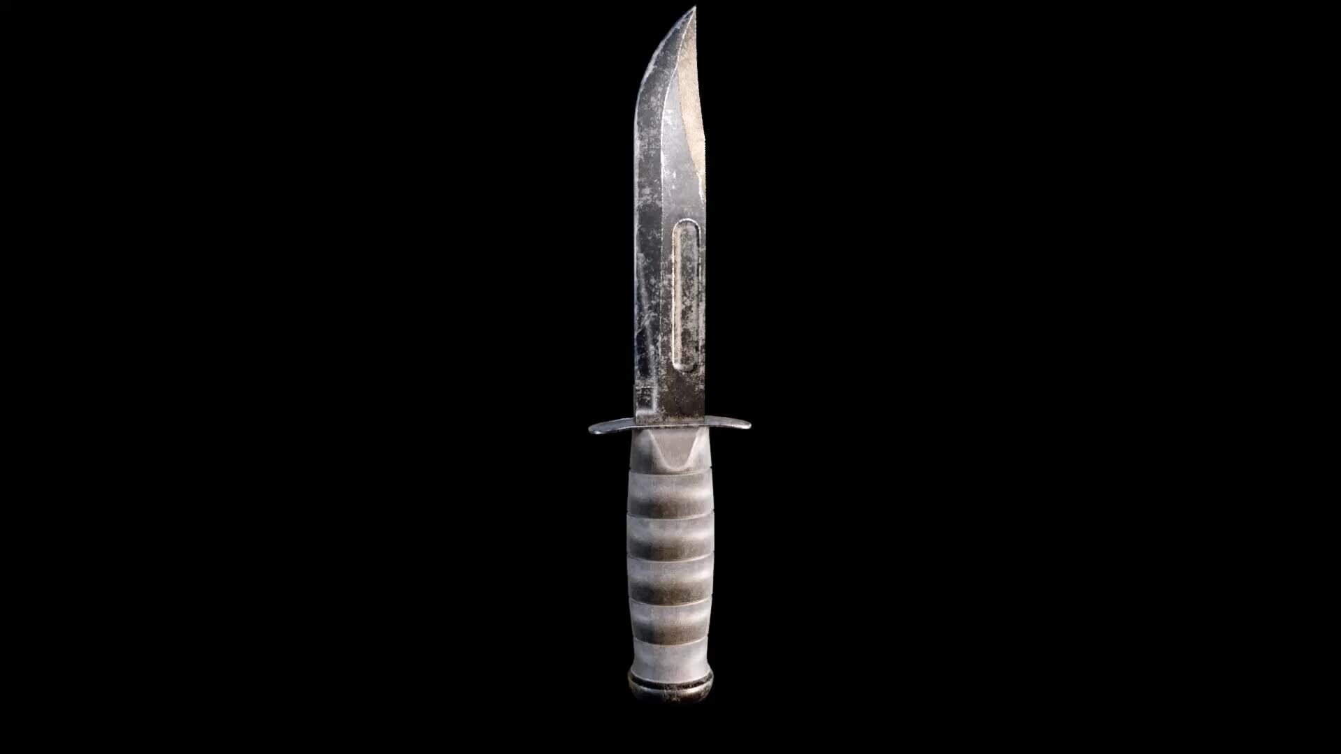 ArtStation - Low Poly Realistic Knife