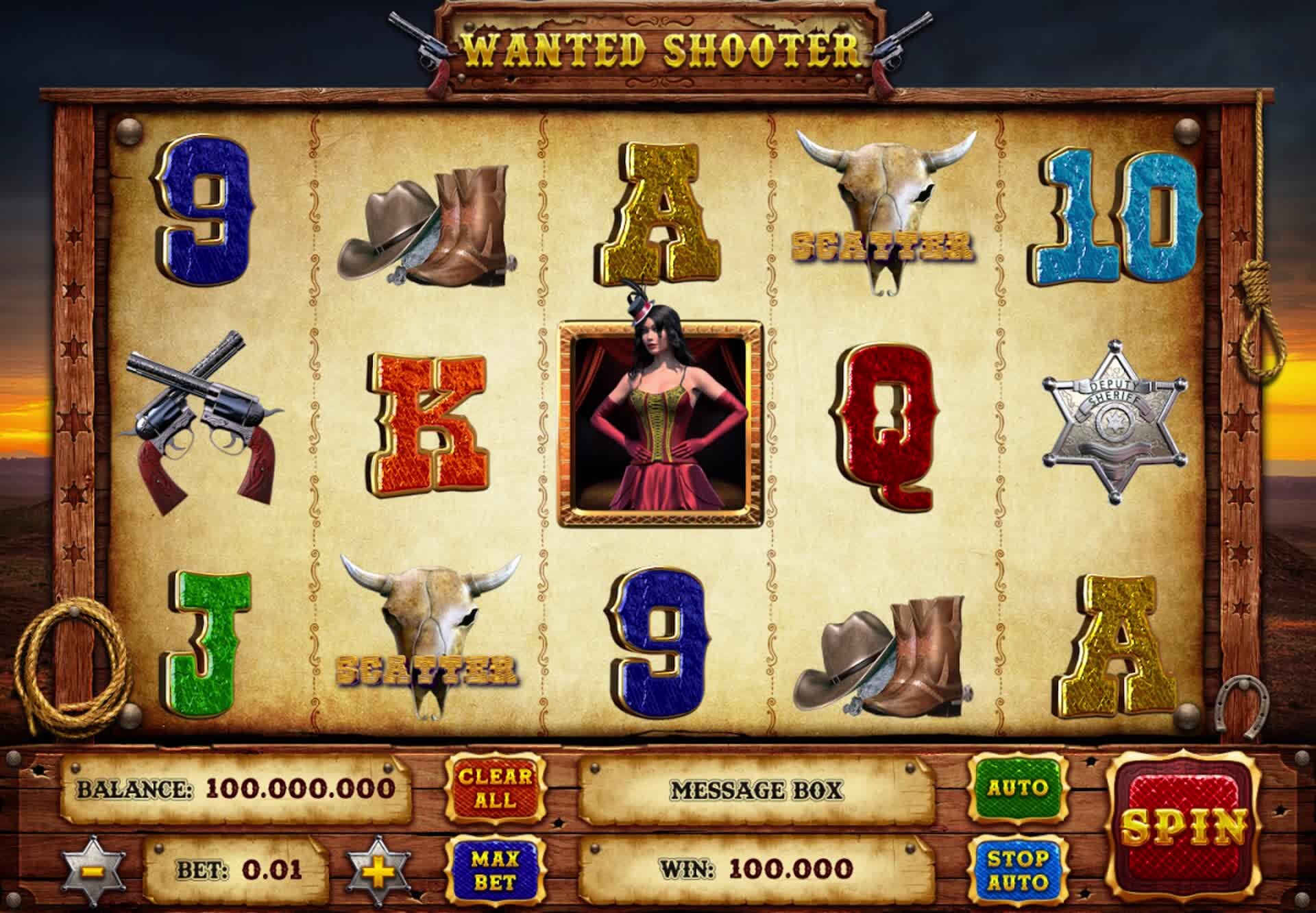 ArtStation - Animation of the main symbol for the Cowboy Themed slot