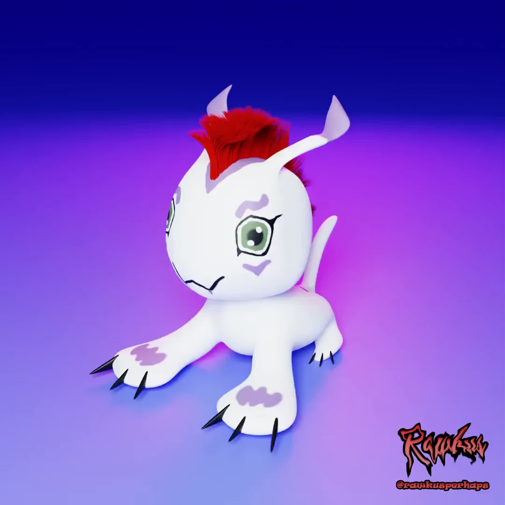 ArtStation - Gomamon - Digimon