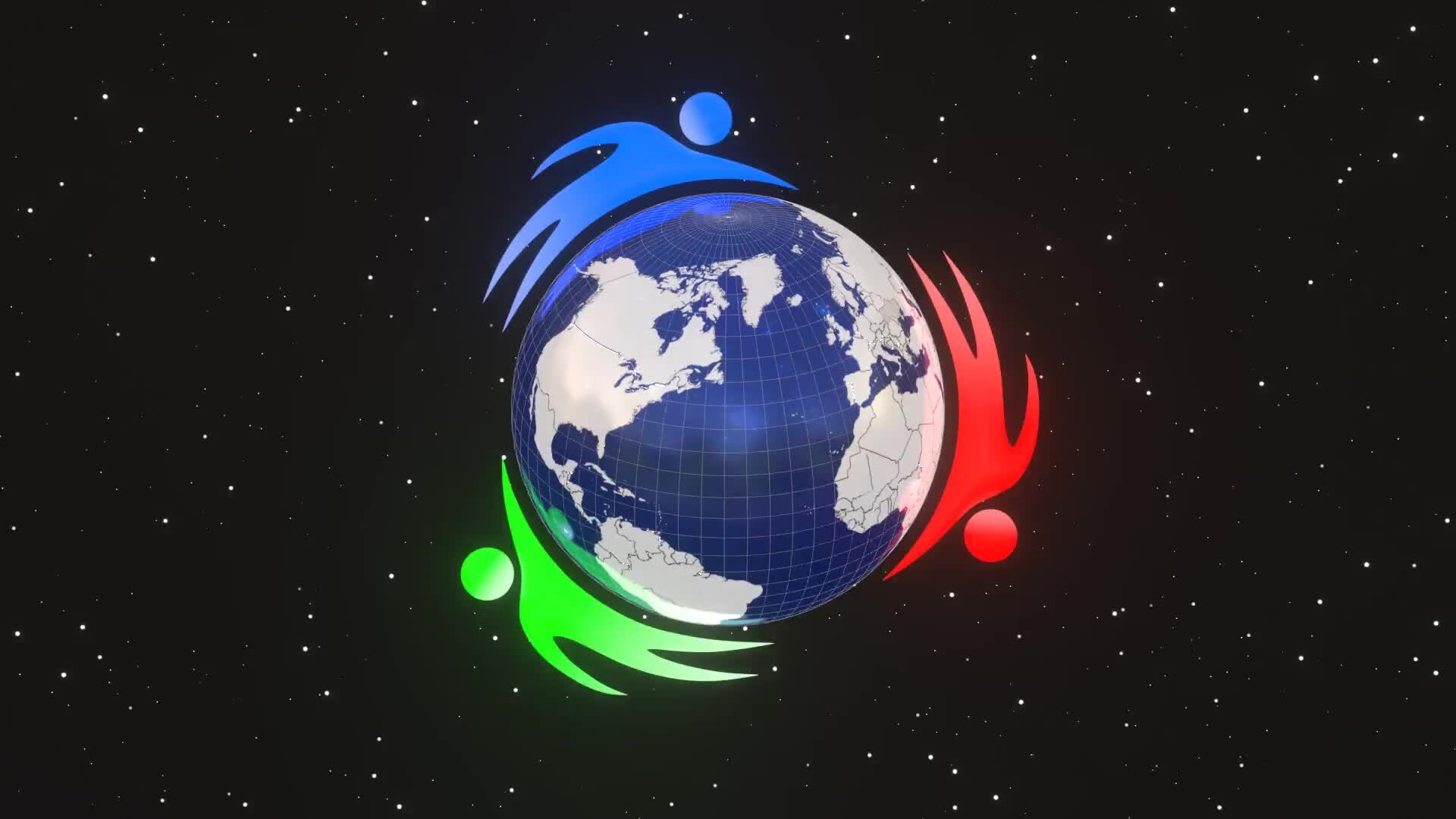 ArtStation - 3D Animation of 2D logo of employment company in Ukraine