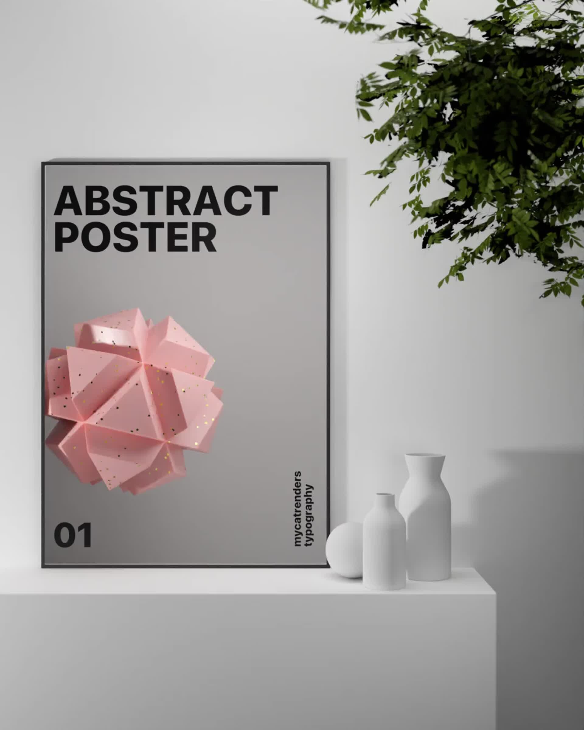 ArtStation - ABSTRACT POSTER ANIMATION